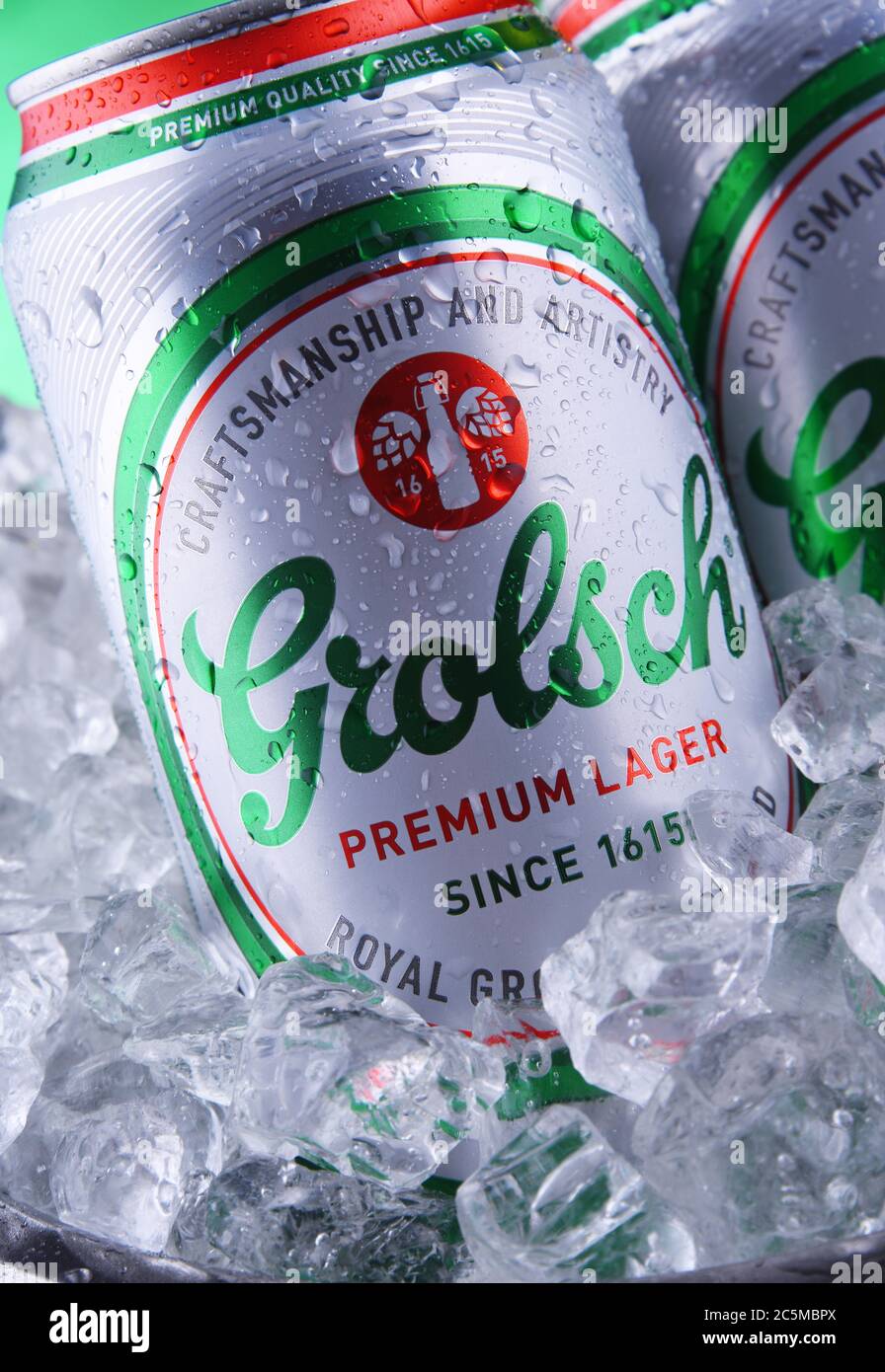 Grolsch premium lager beer can hi-res stock photography and images - Alamy