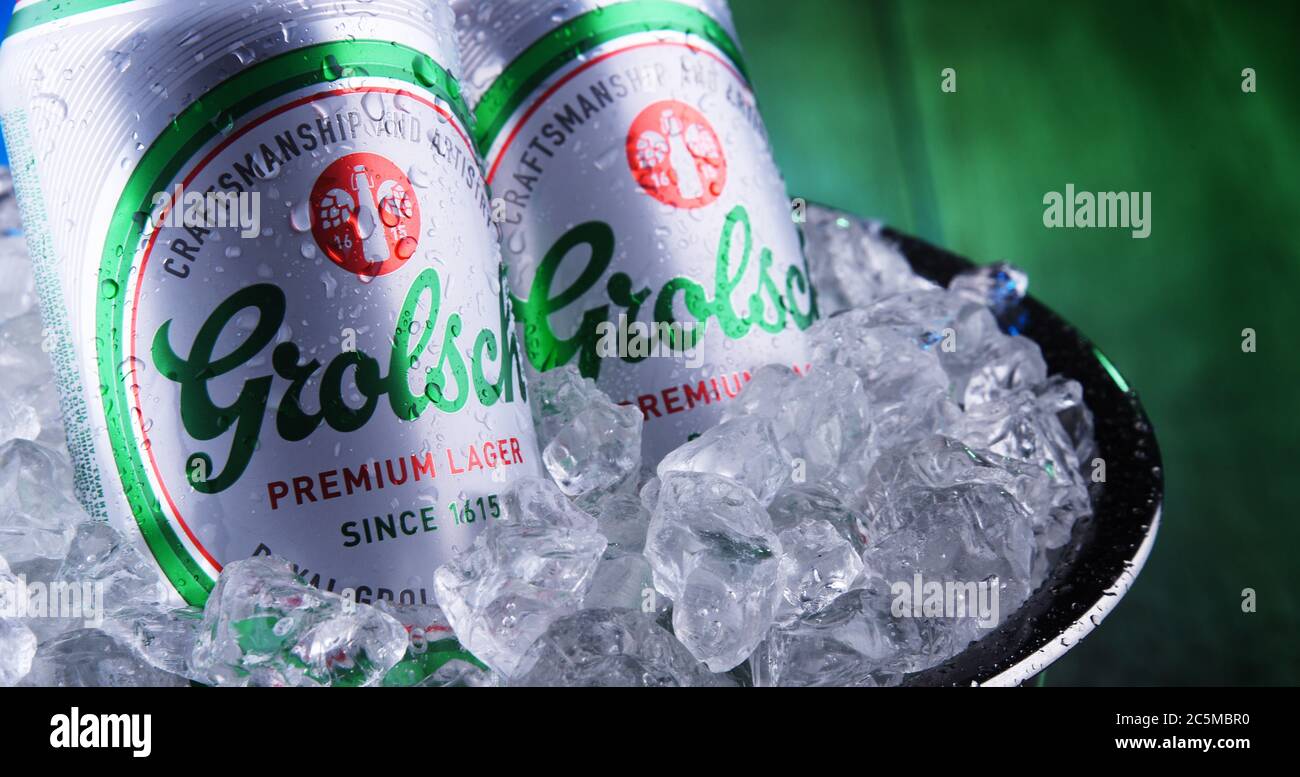 Grolsch premium lager beer can hi-res stock photography and images - Alamy