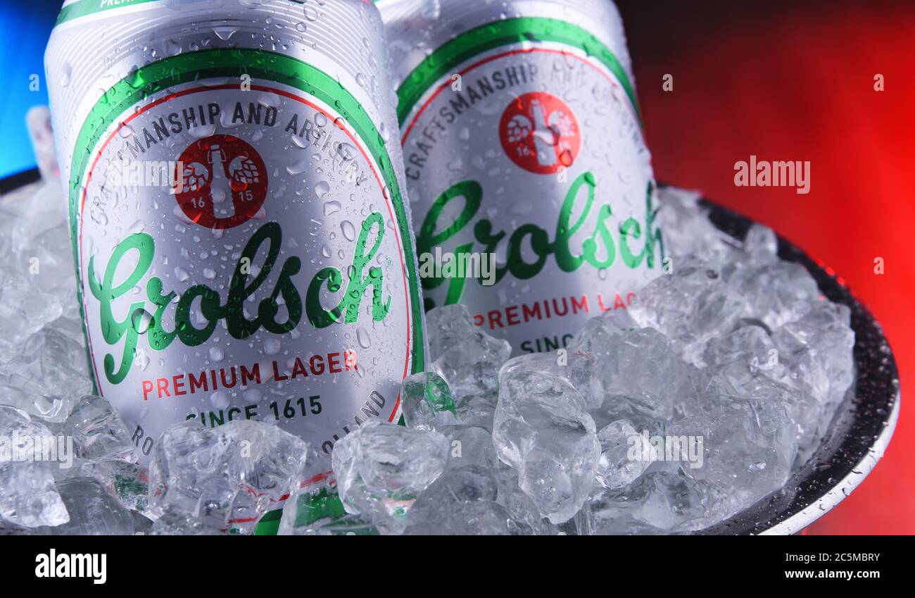 Grolsch premium lager beer can hi-res stock photography and images - Alamy