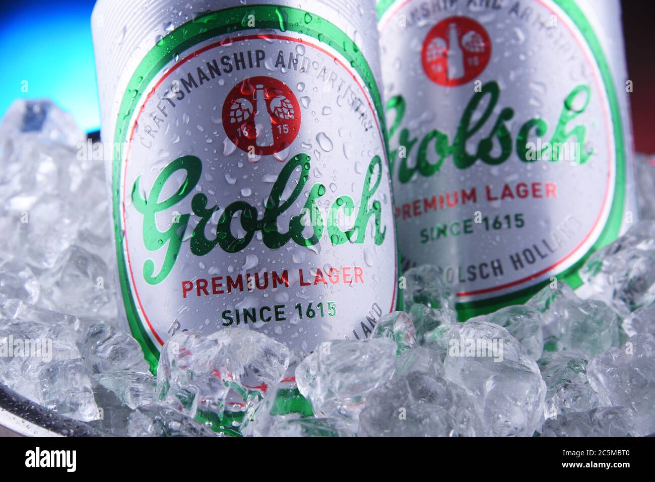 Grolsch premium lager beer can hi-res stock photography and images - Alamy