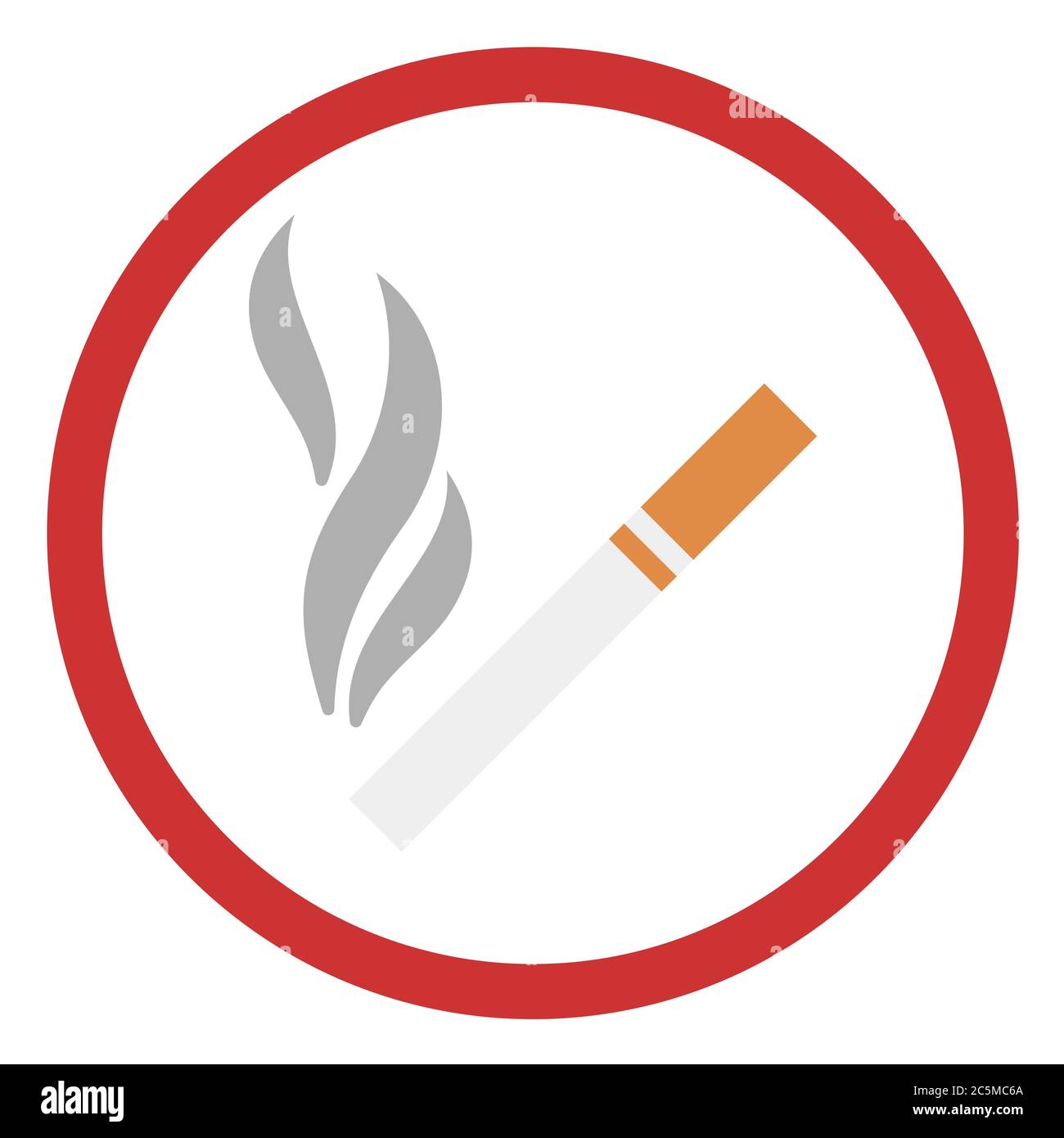 Smoking area sign on white background. EPS 10 in trendy flat style ...