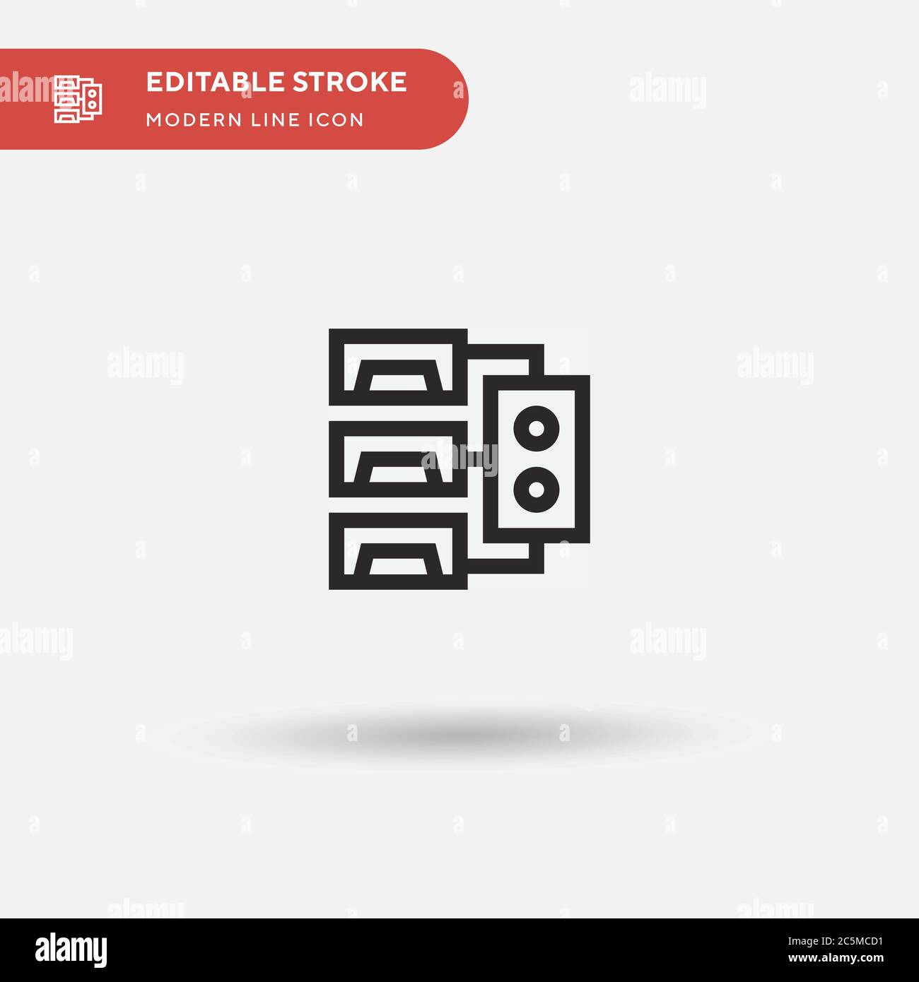 Split Simple vector icon. Illustration symbol design template for web ...