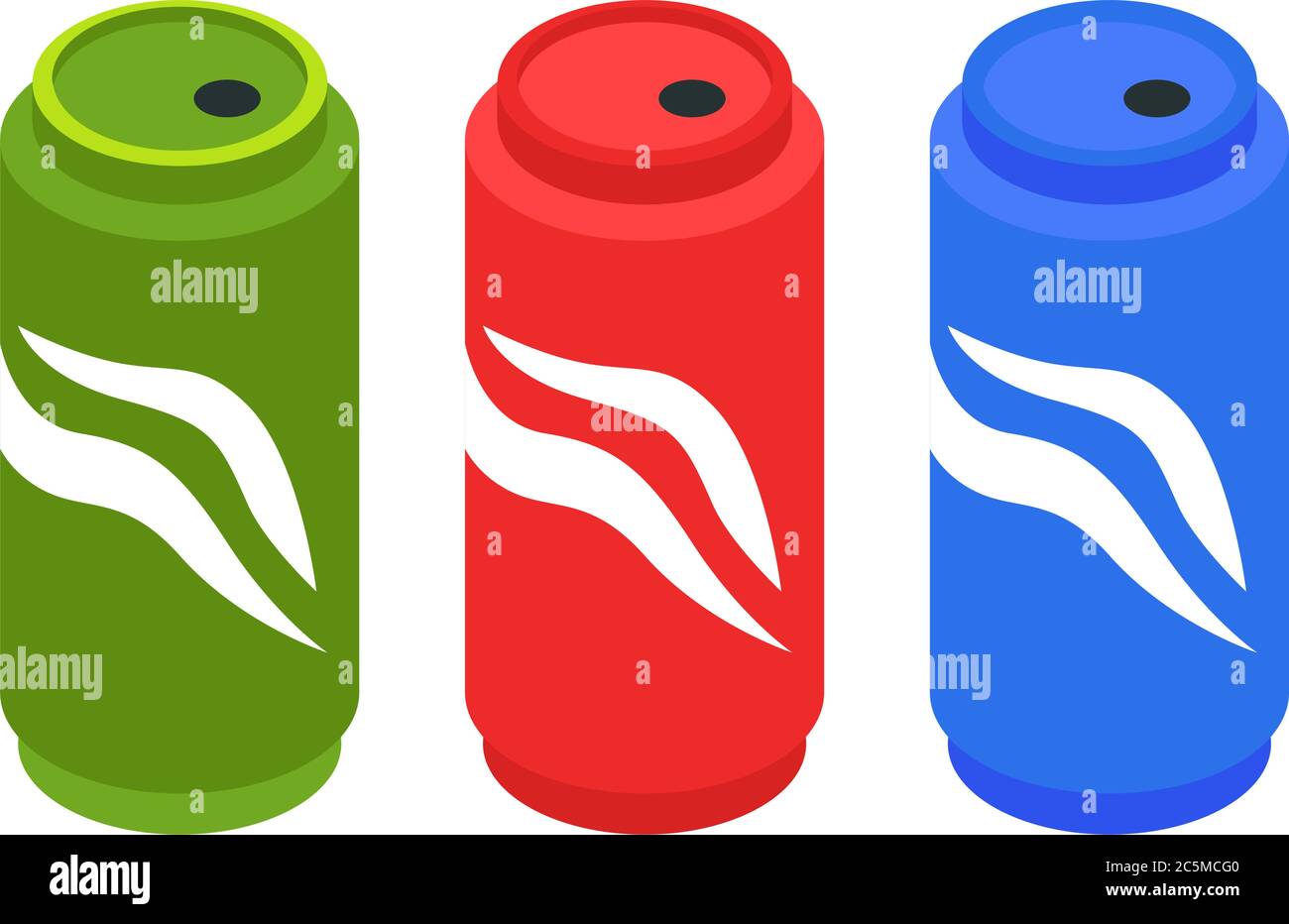 Cold canned drinks Stock Vector Images - Alamy