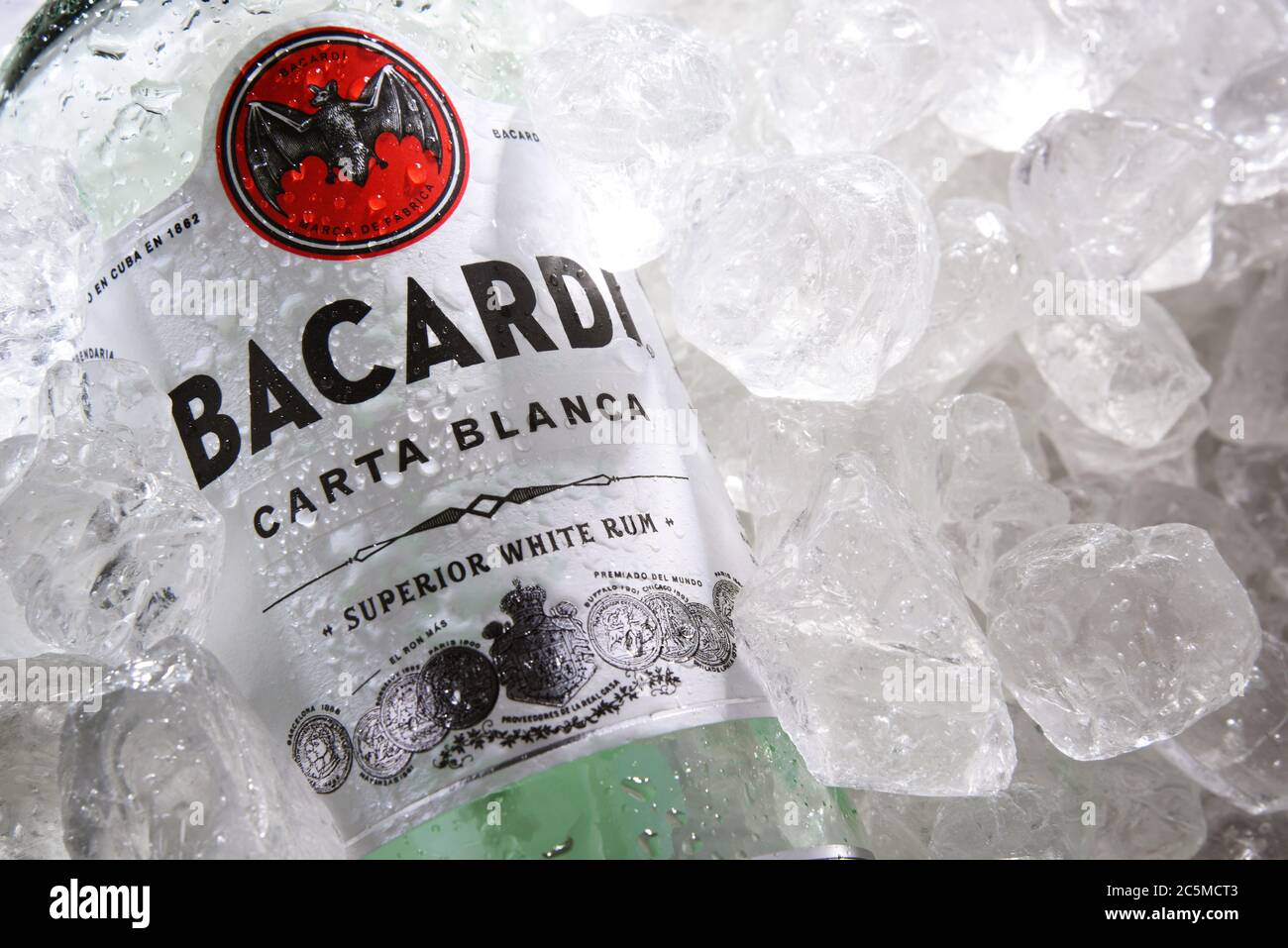 Bacardi rum bottle hi-res stock photography and images - Alamy