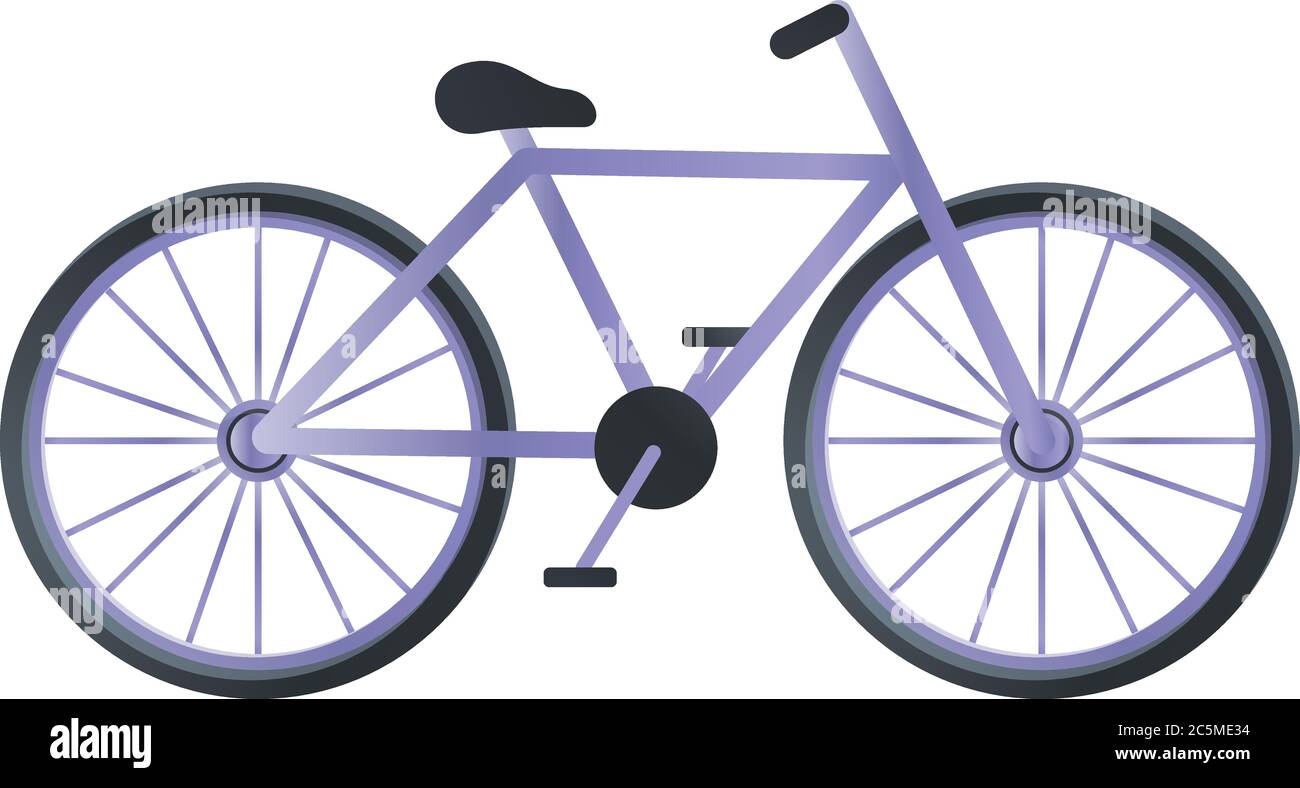 Sport bicycle icon. Cartoon of sport bicycle vector icon for web design ...