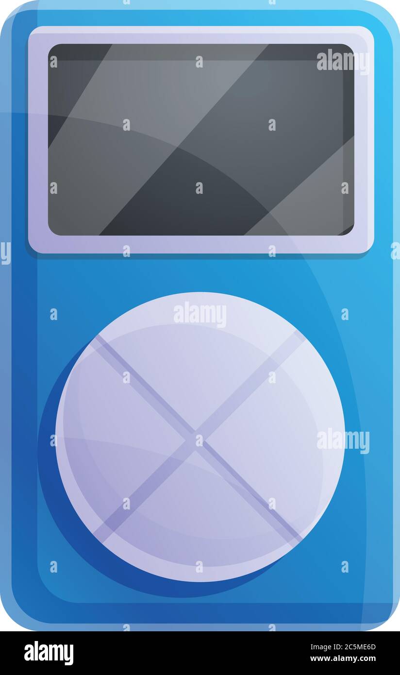 Sport music player icon. Cartoon of sport music player vector icon for ...