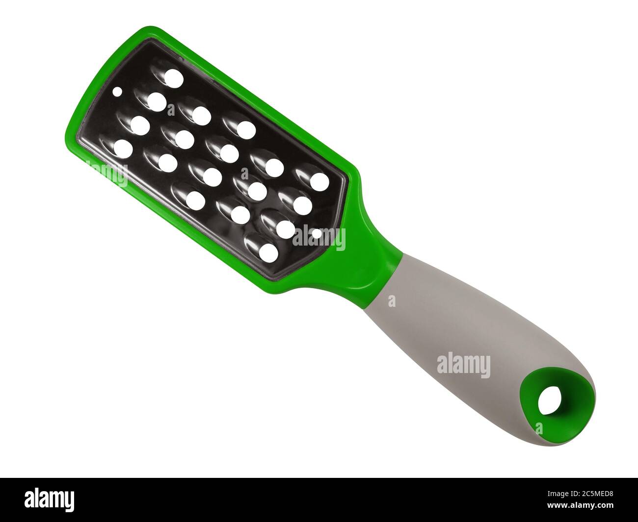 Green grater isolated isolated on white background with clipping path ...