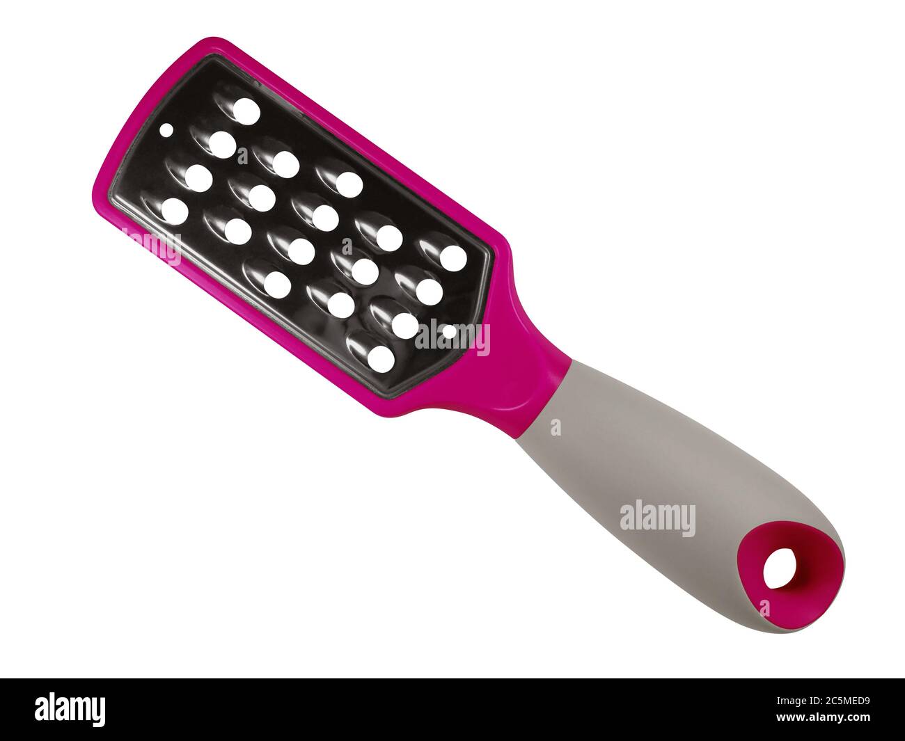 Pink grater isolated isolated on white background with clipping path ...