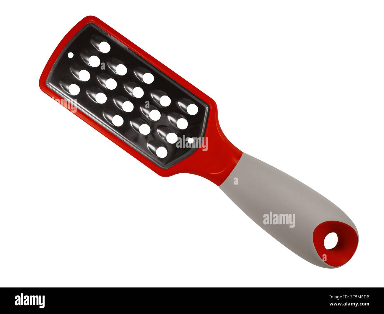 Red grater isolated isolated on white background with clipping path ...