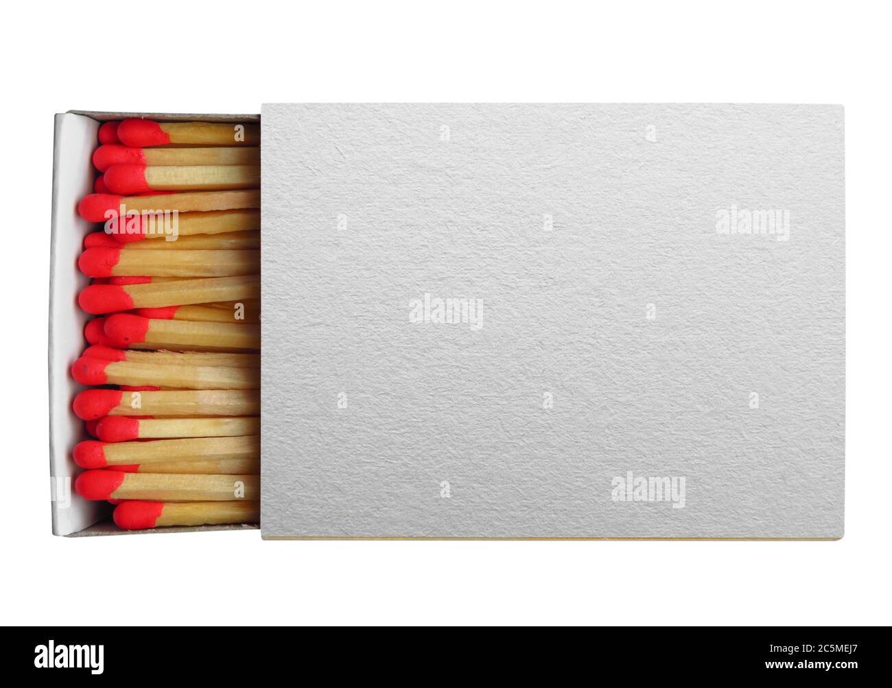 Matchbox with red matches isolated on white. Clipping Path included ...