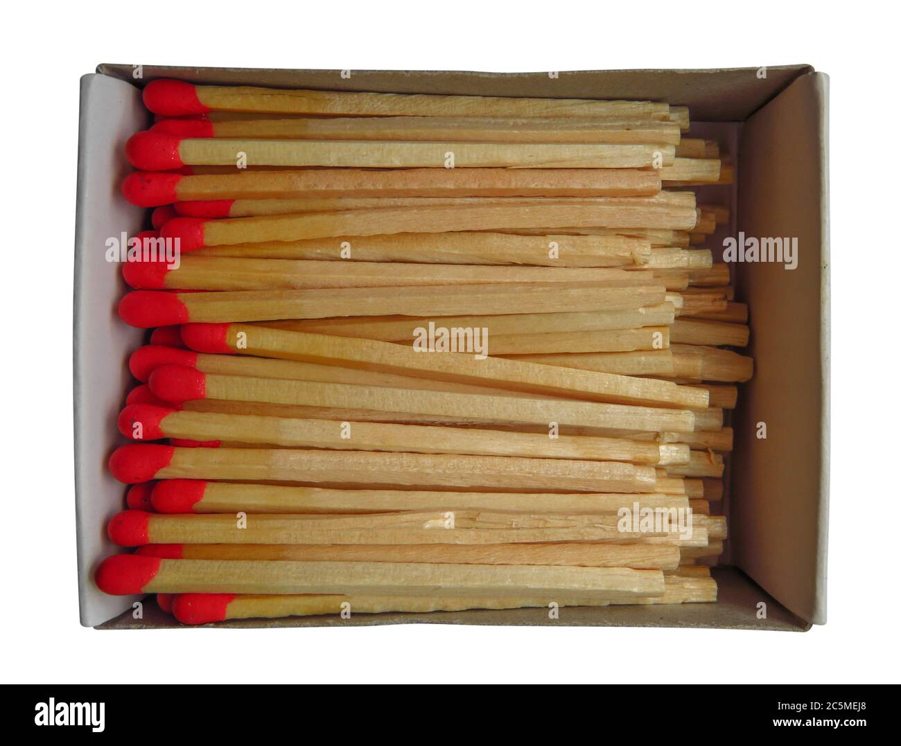 Matchbox with red matches isolated on white. Clipping Path included ...