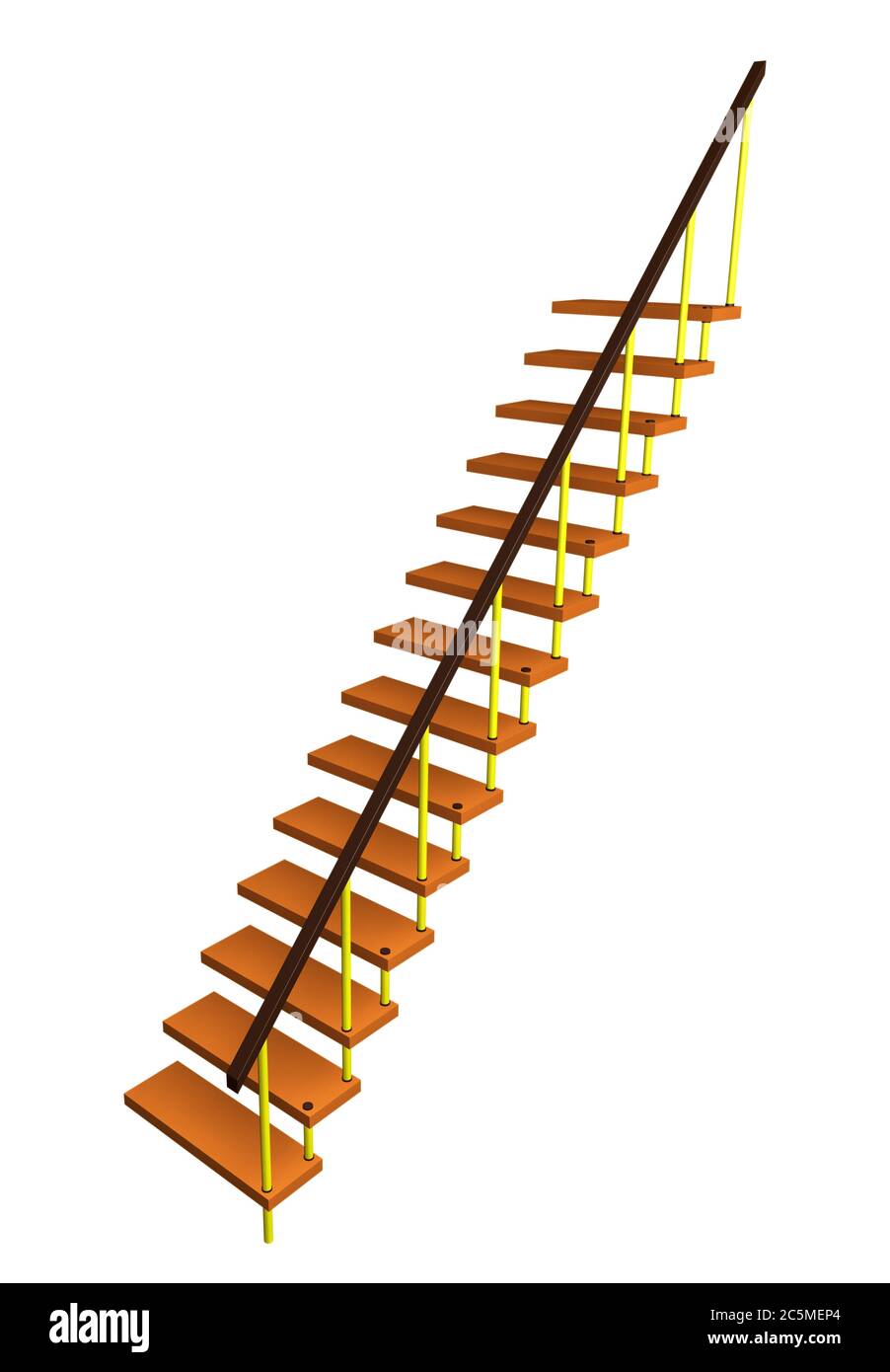 Corner staircase Cut Out Stock Images & Pictures - Alamy