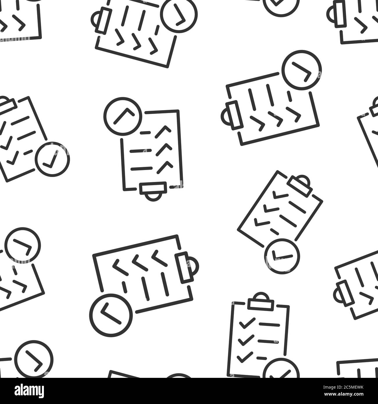 To do list icon in flat style. Document checklist vector illustration ...