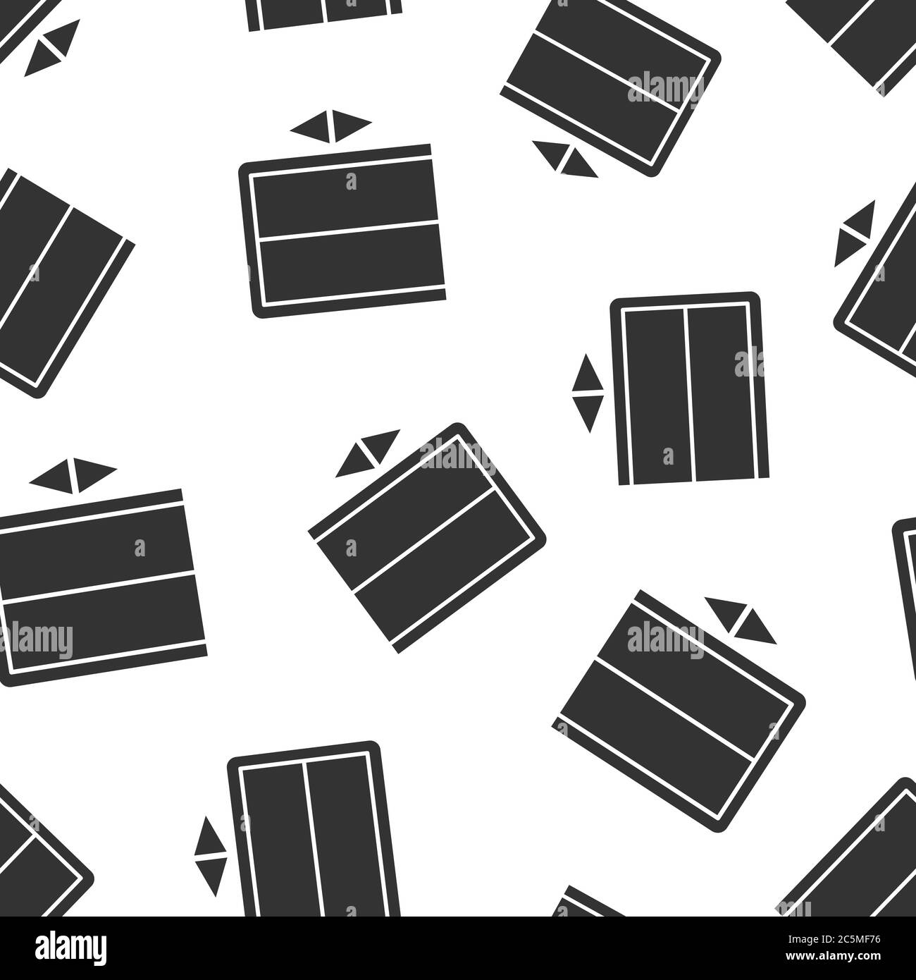 Elevator icon in flat style. Lift vector illustration on white isolated ...