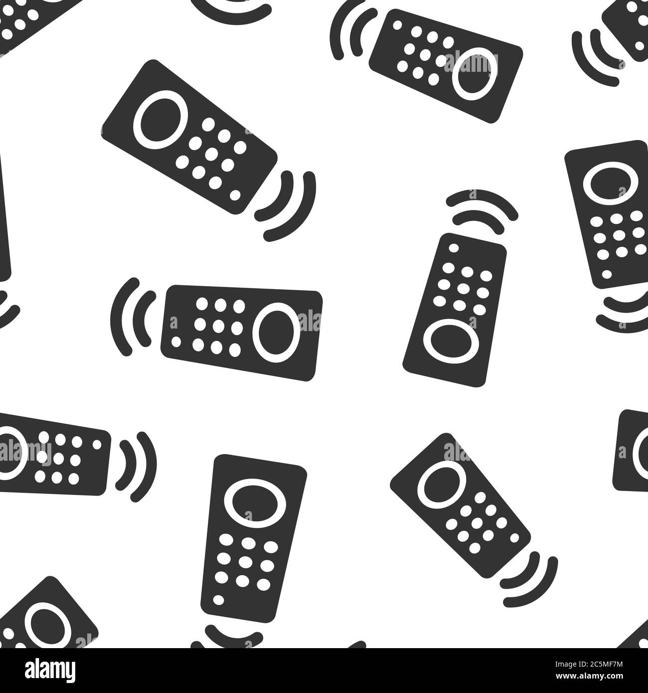 Tv remote icon in flat style. Television sign vector illustration on ...