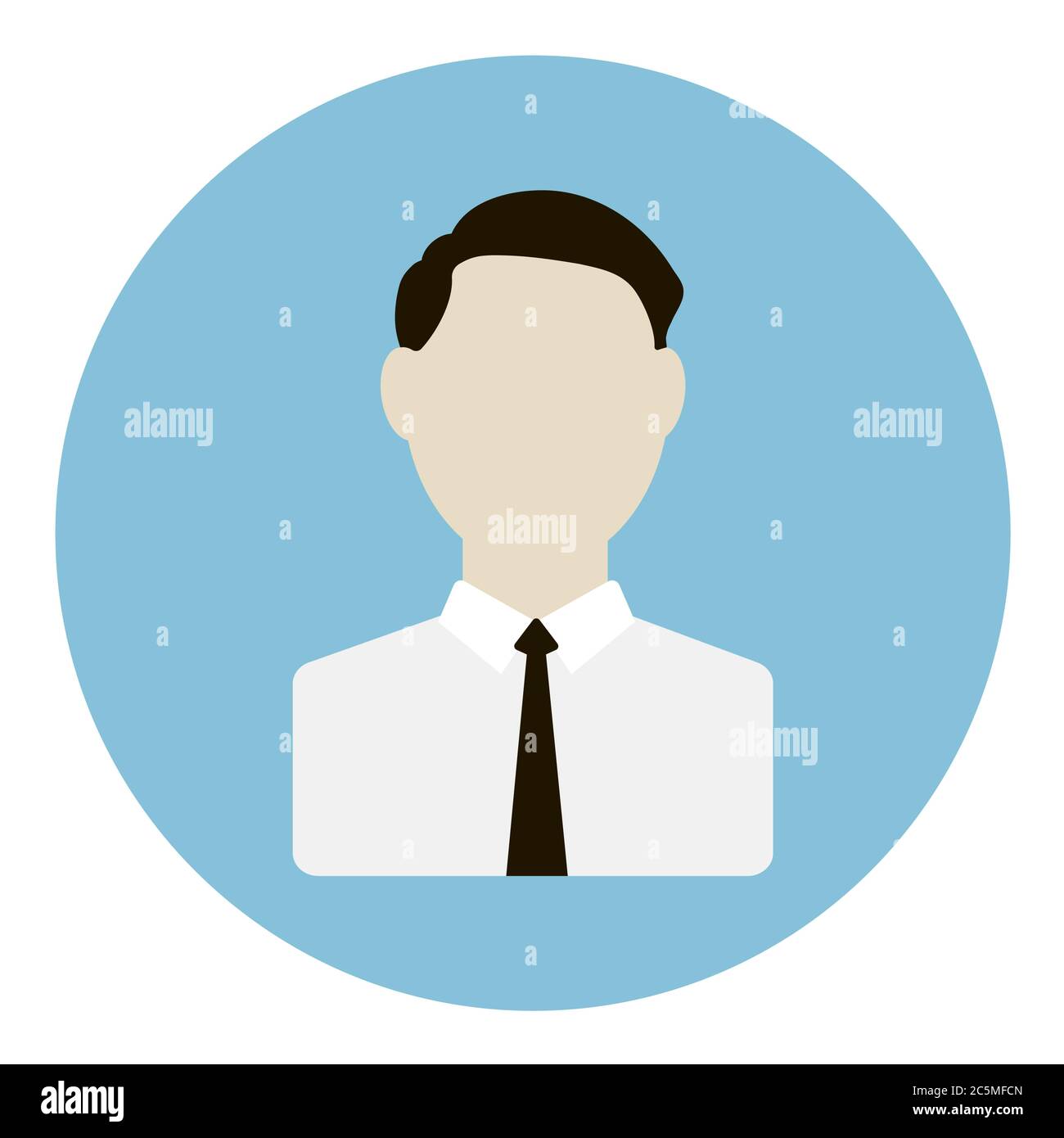 Male Manager icon. Vector illustration EPS 10 in trendy flat style ...