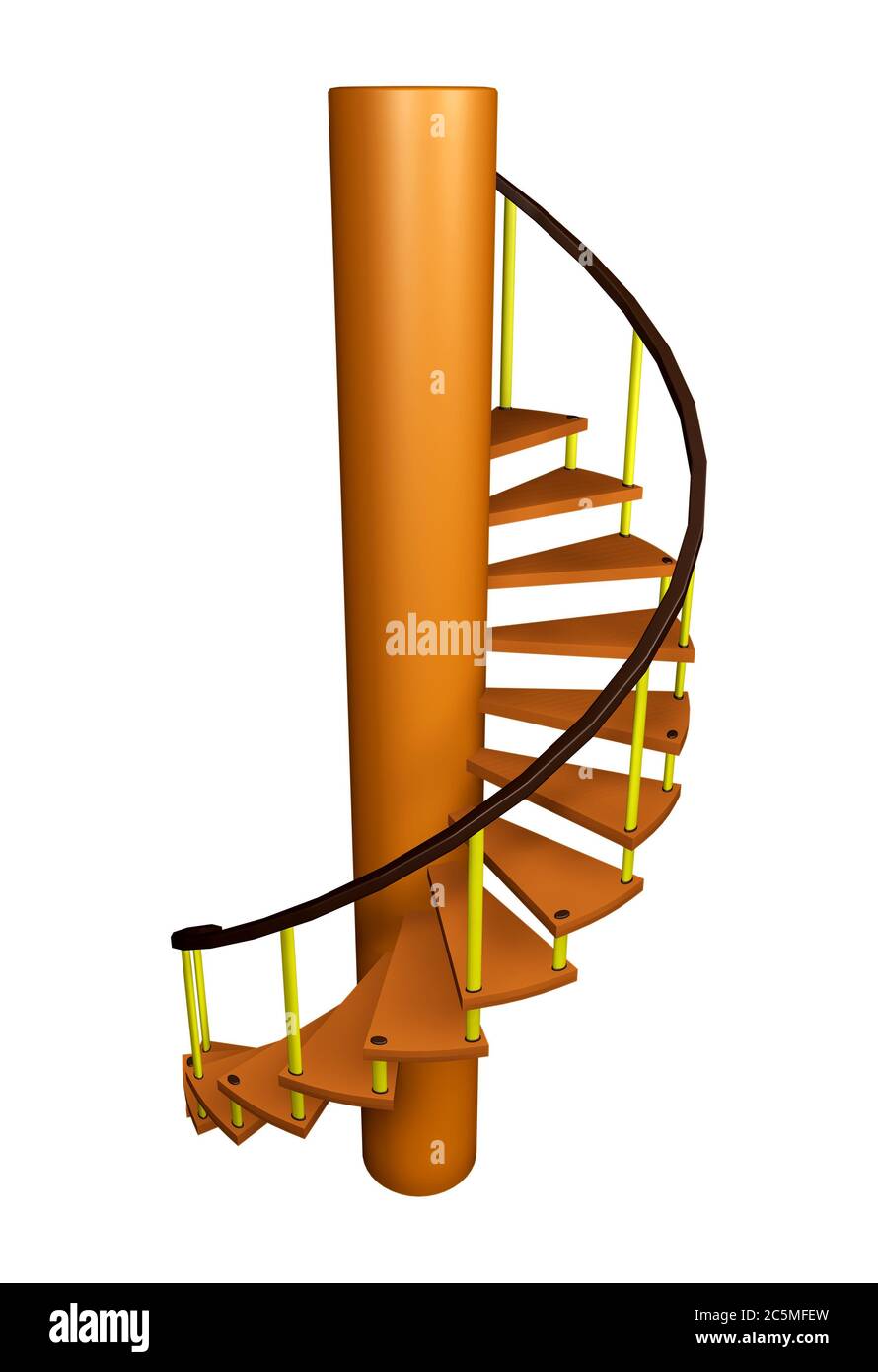 Corner staircase Cut Out Stock Images & Pictures - Alamy