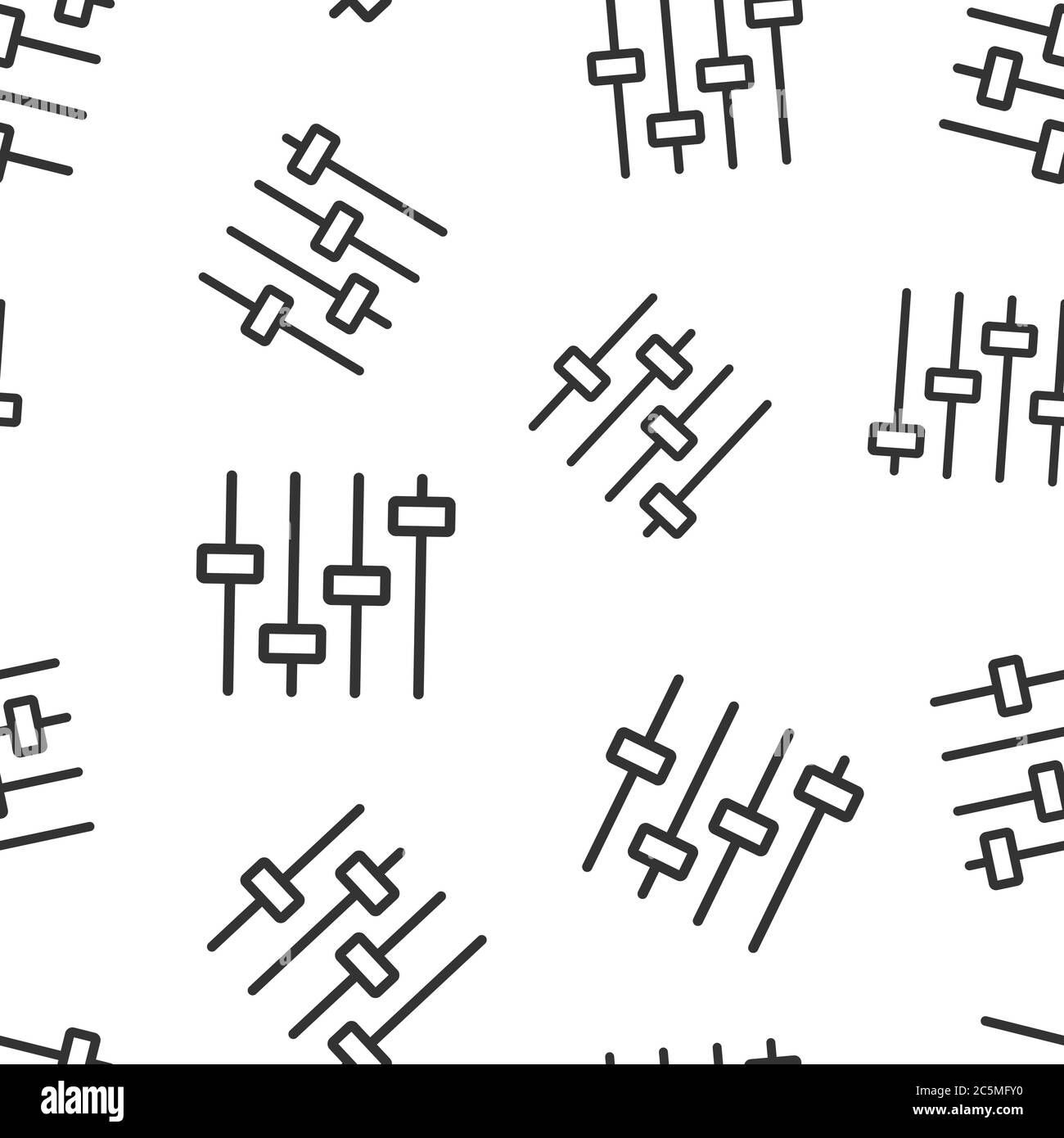 Control volume icon in flat style. Audio adjusting sign vector ...