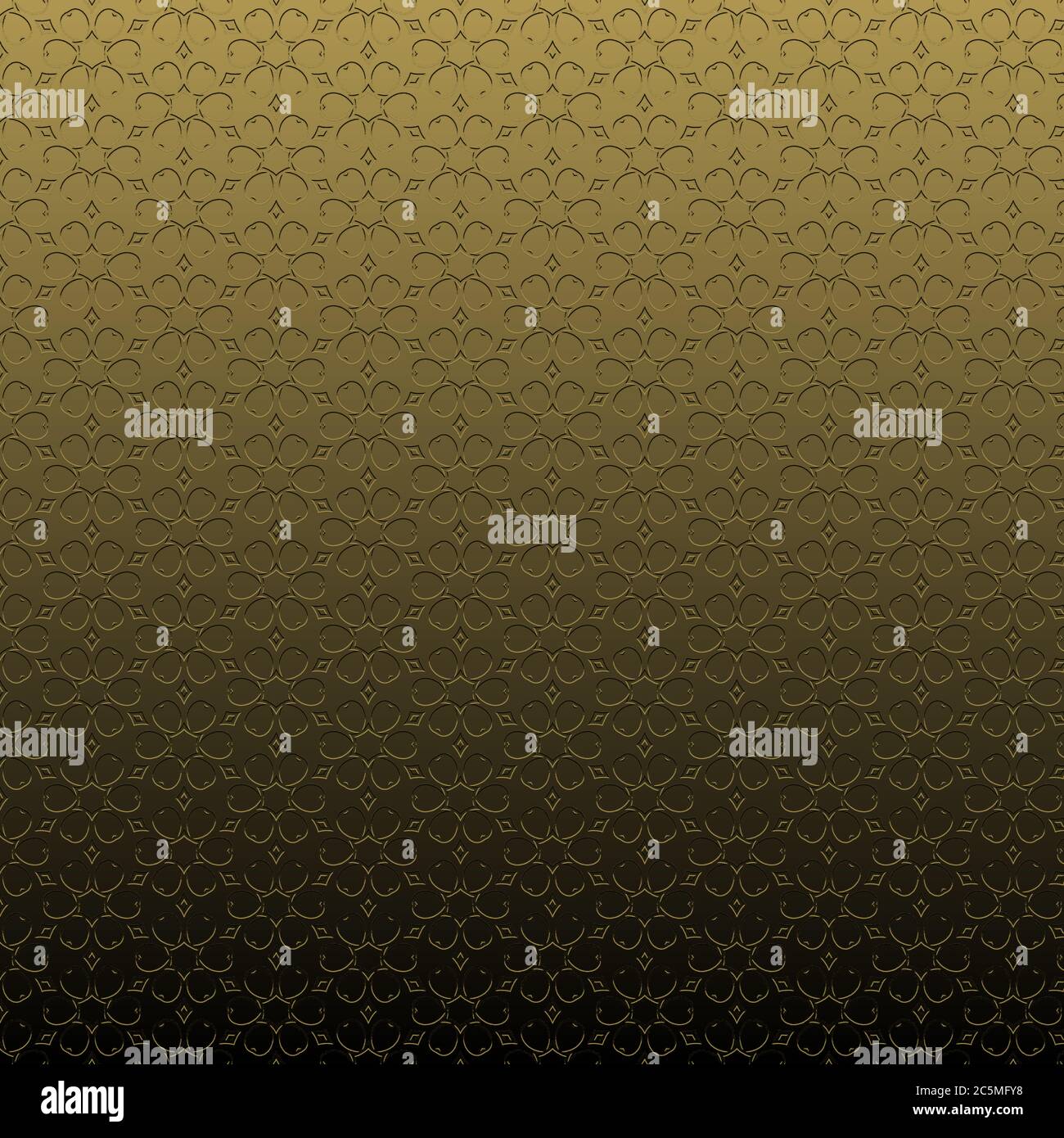 Gold pattern illustration, bas-relief effect with repeated geometric ...