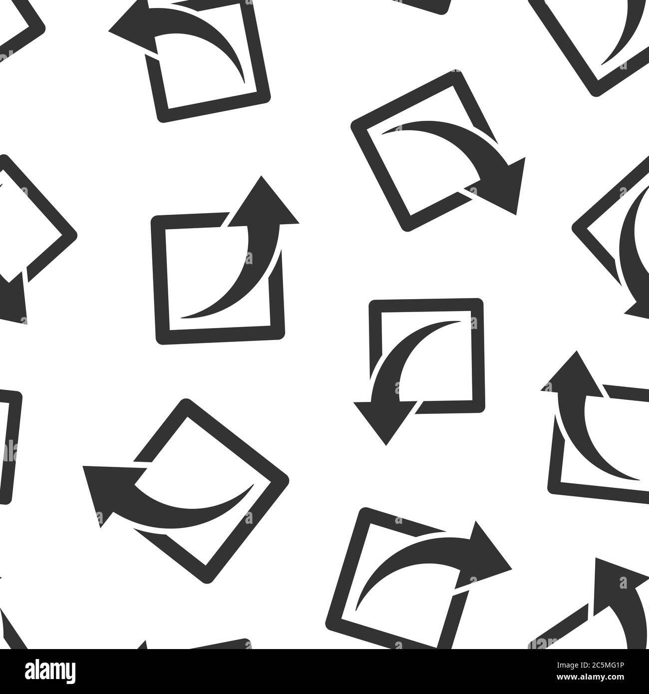 Share button icon in flat style. Arrow sign vector illustration on ...