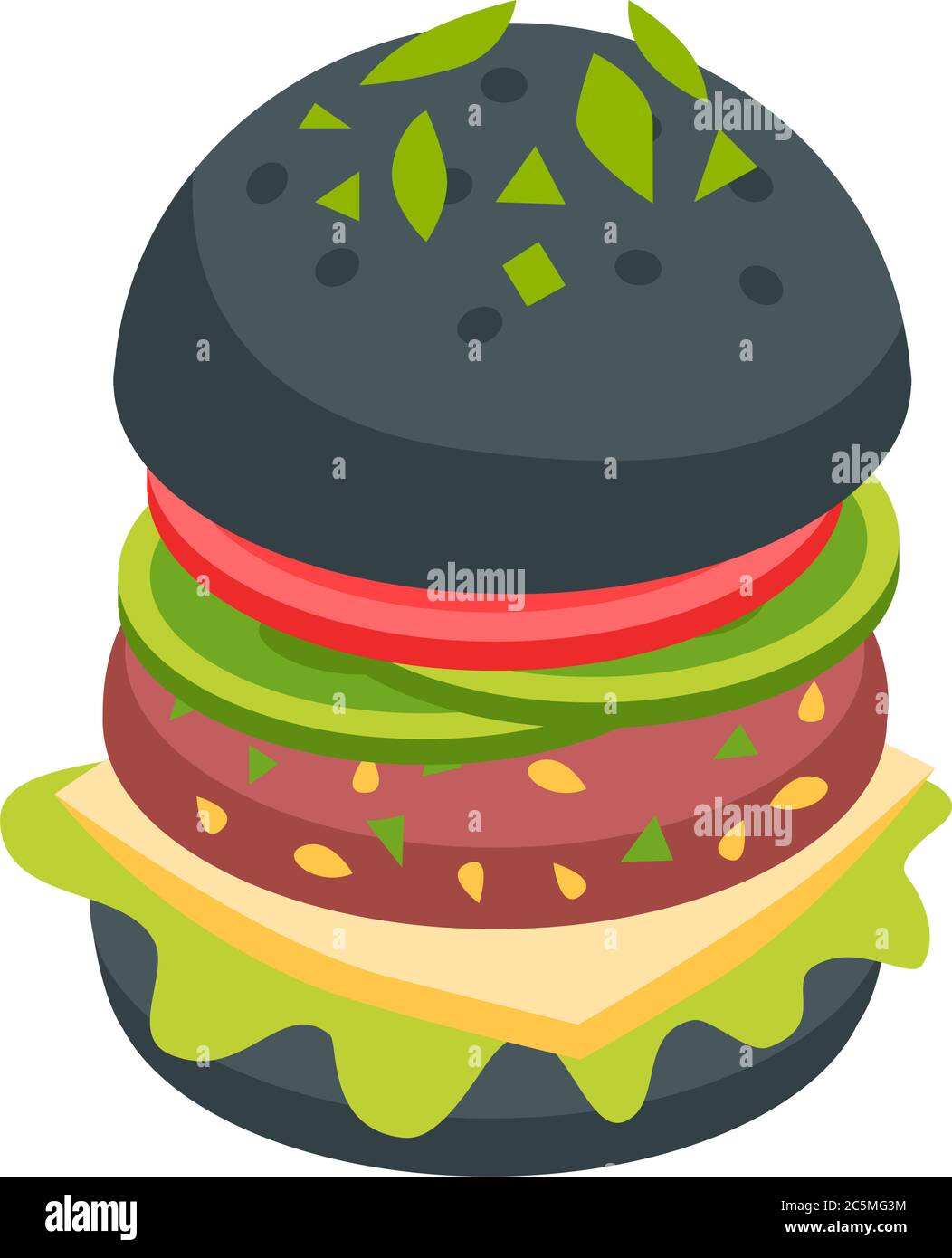 Fresh bread in dark Stock Vector Images - Alamy