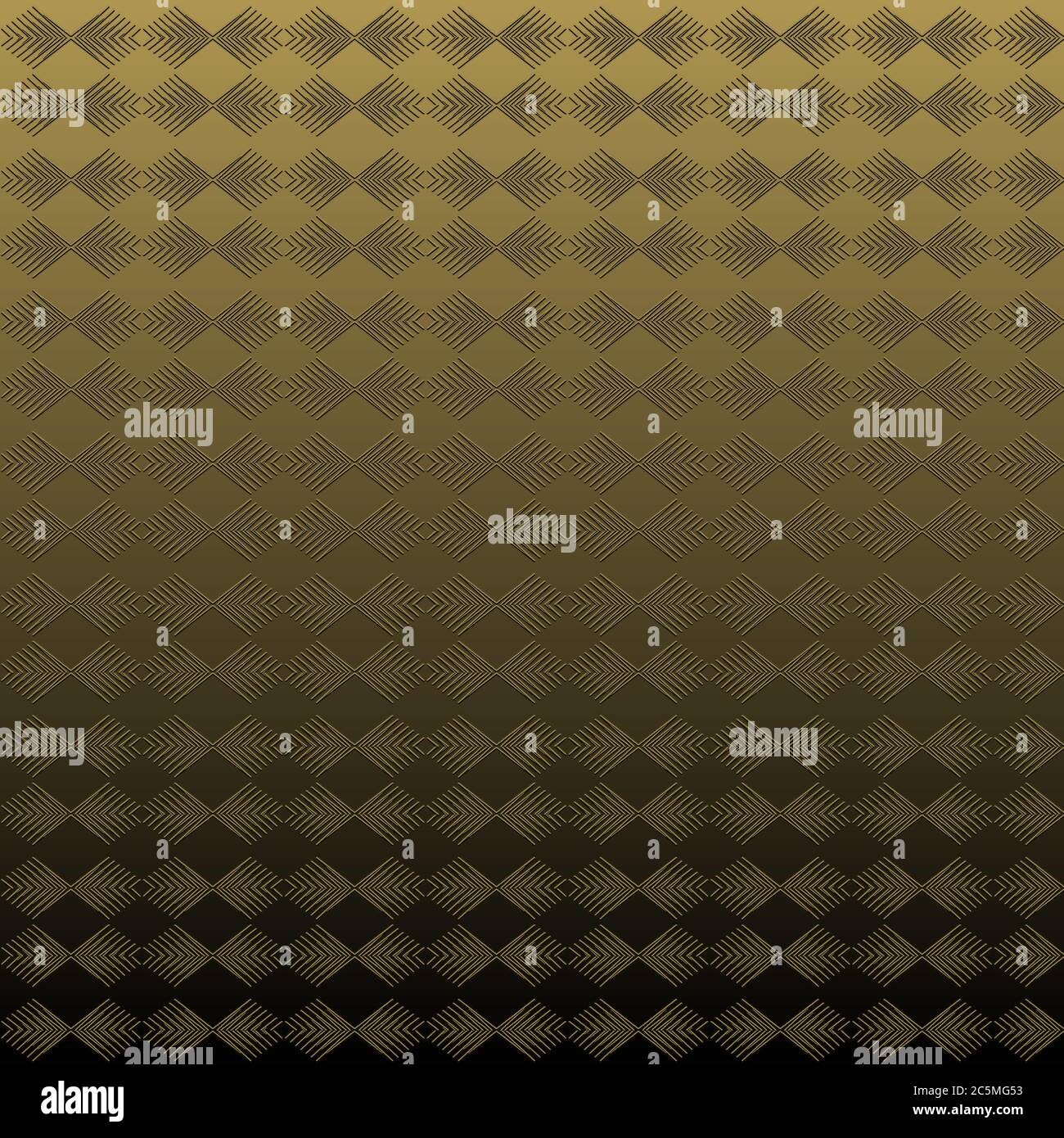 Gold pattern illustration, bas-relief effect with repeated geometric ...