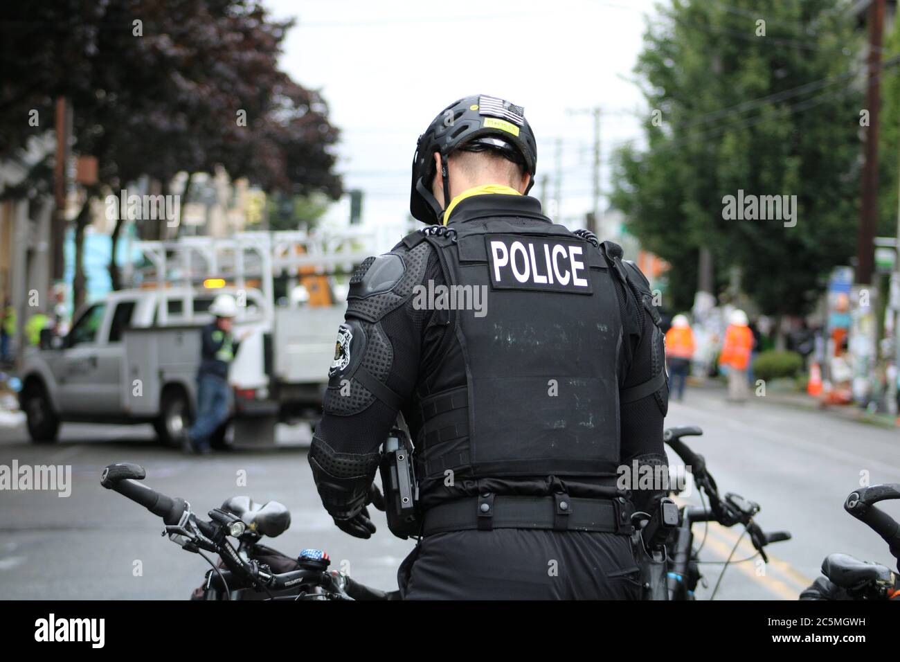 Seattle, Washington, USA. 1st July, 2020. Seattle Police reclaim their ...