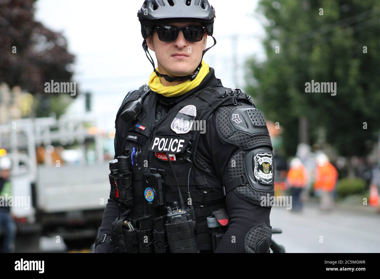 Seattle, Washington, USA. 1st July, 2020. Seattle Police reclaim their ...