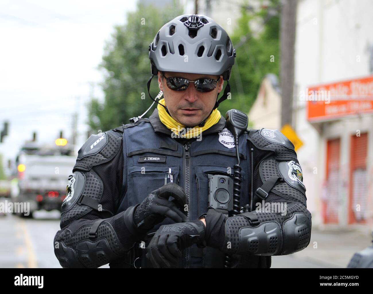 Seattle, Washington, USA. 1st July, 2020. Seattle Police reclaim their ...