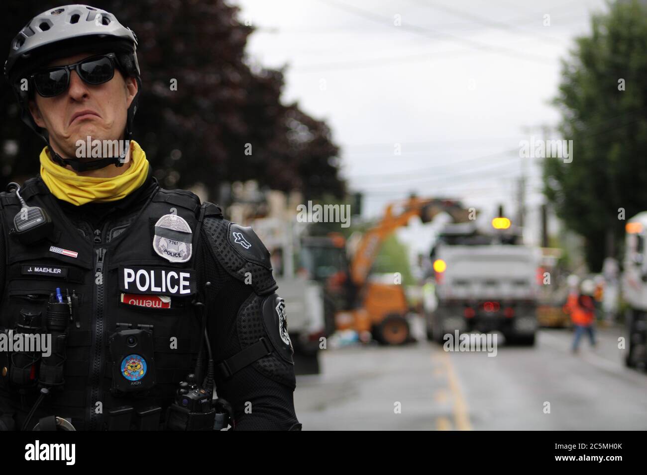 Seattle, Washington, USA. 1st July, 2020. Seattle Police reclaim their ...