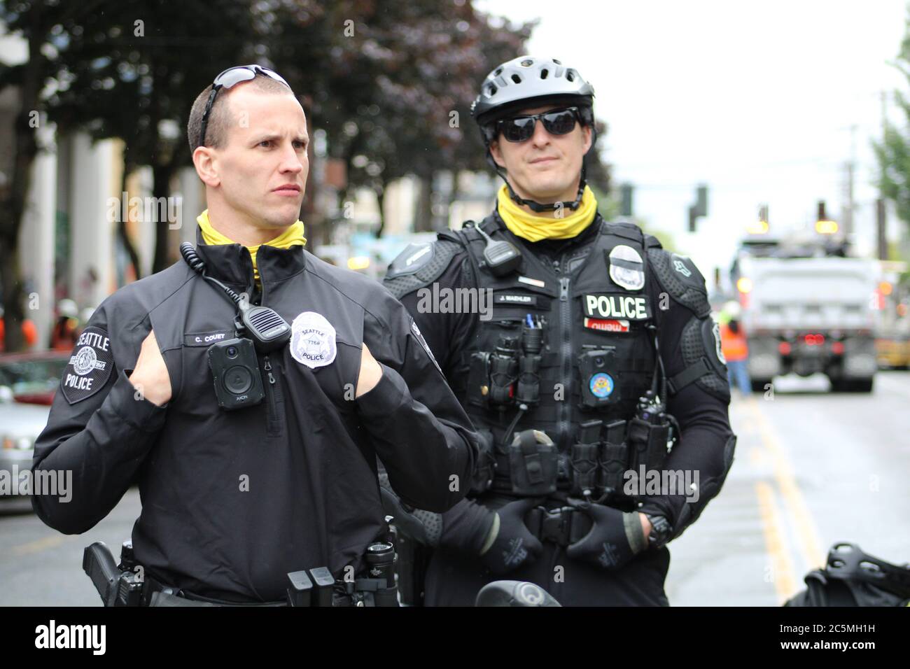 Seattle, Washington, USA. 1st July, 2020. Seattle Police reclaim their ...