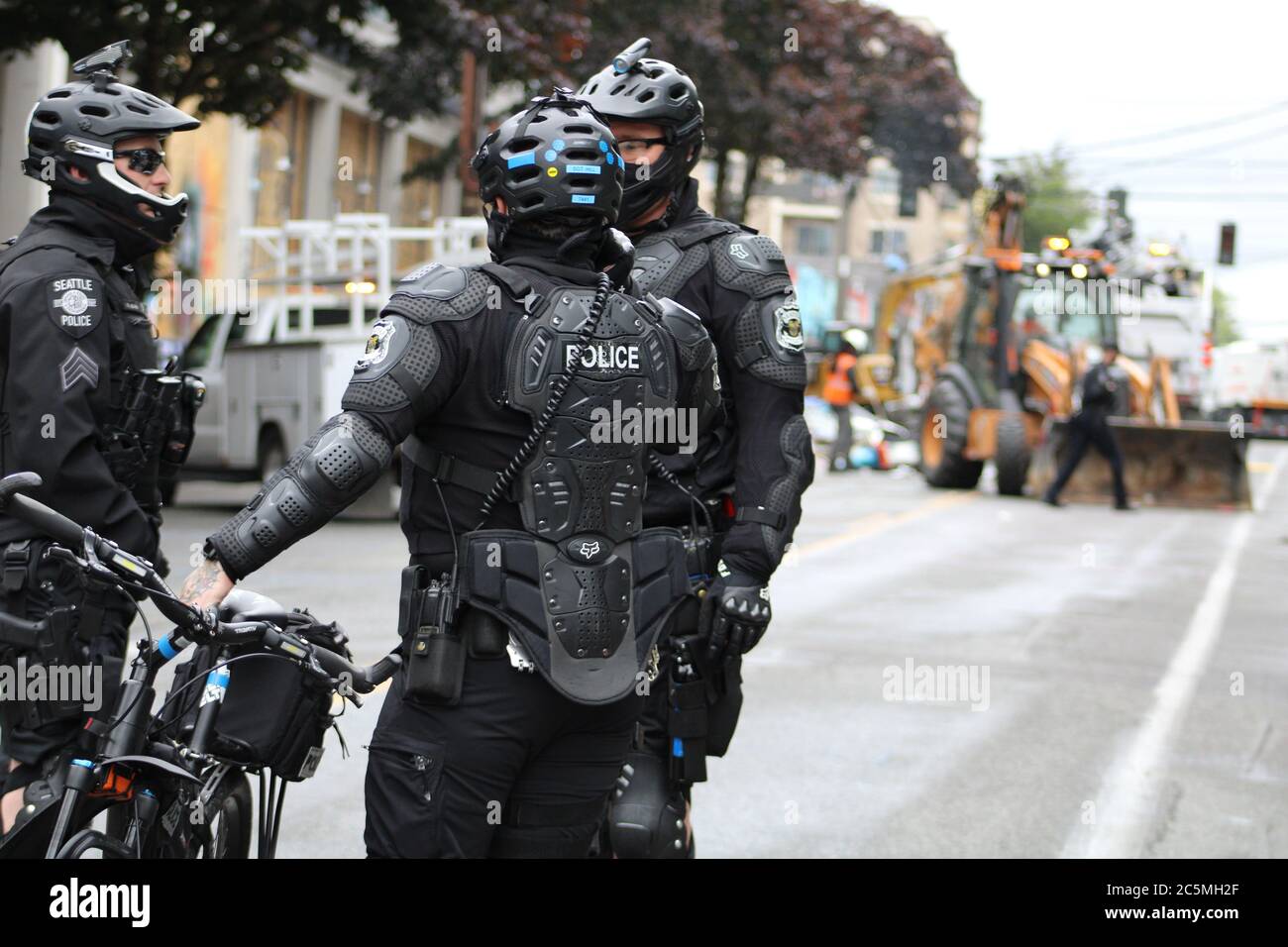 Seattle, Washington, USA. 1st July, 2020. Seattle Police reclaim their ...