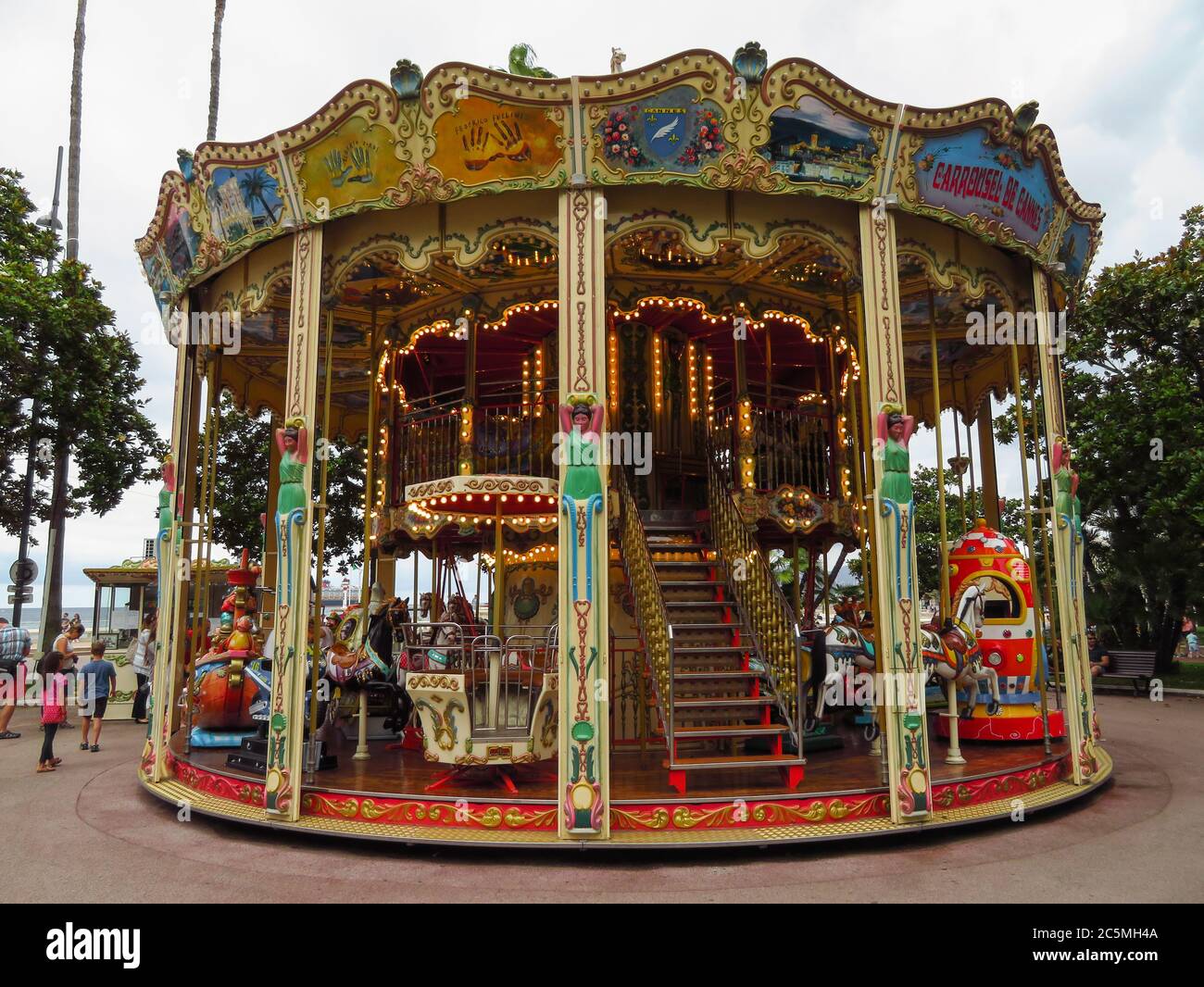 French classic carousel attraction hi-res stock photography and images ...