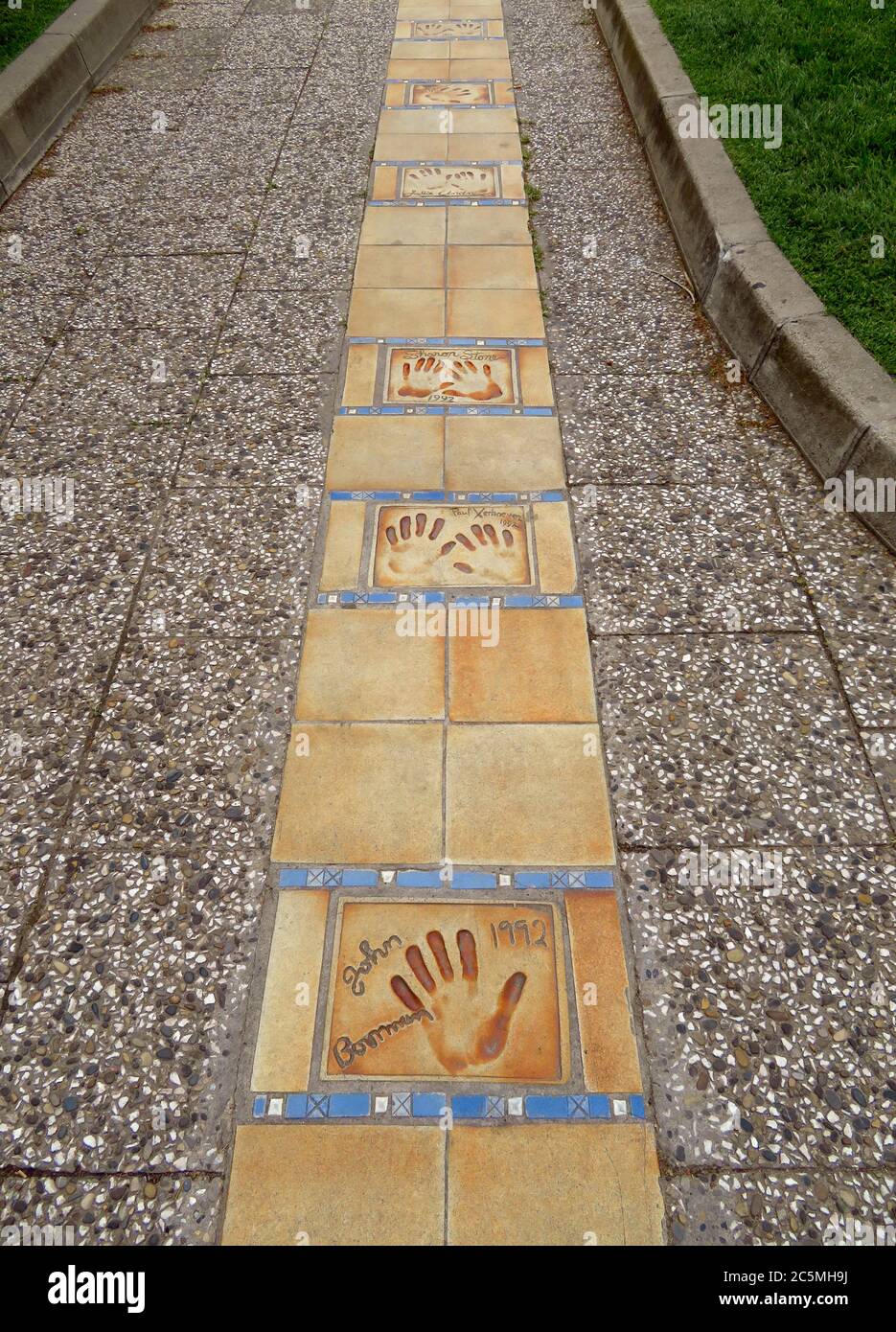 Famous handprints hi-res stock photography and images - Alamy