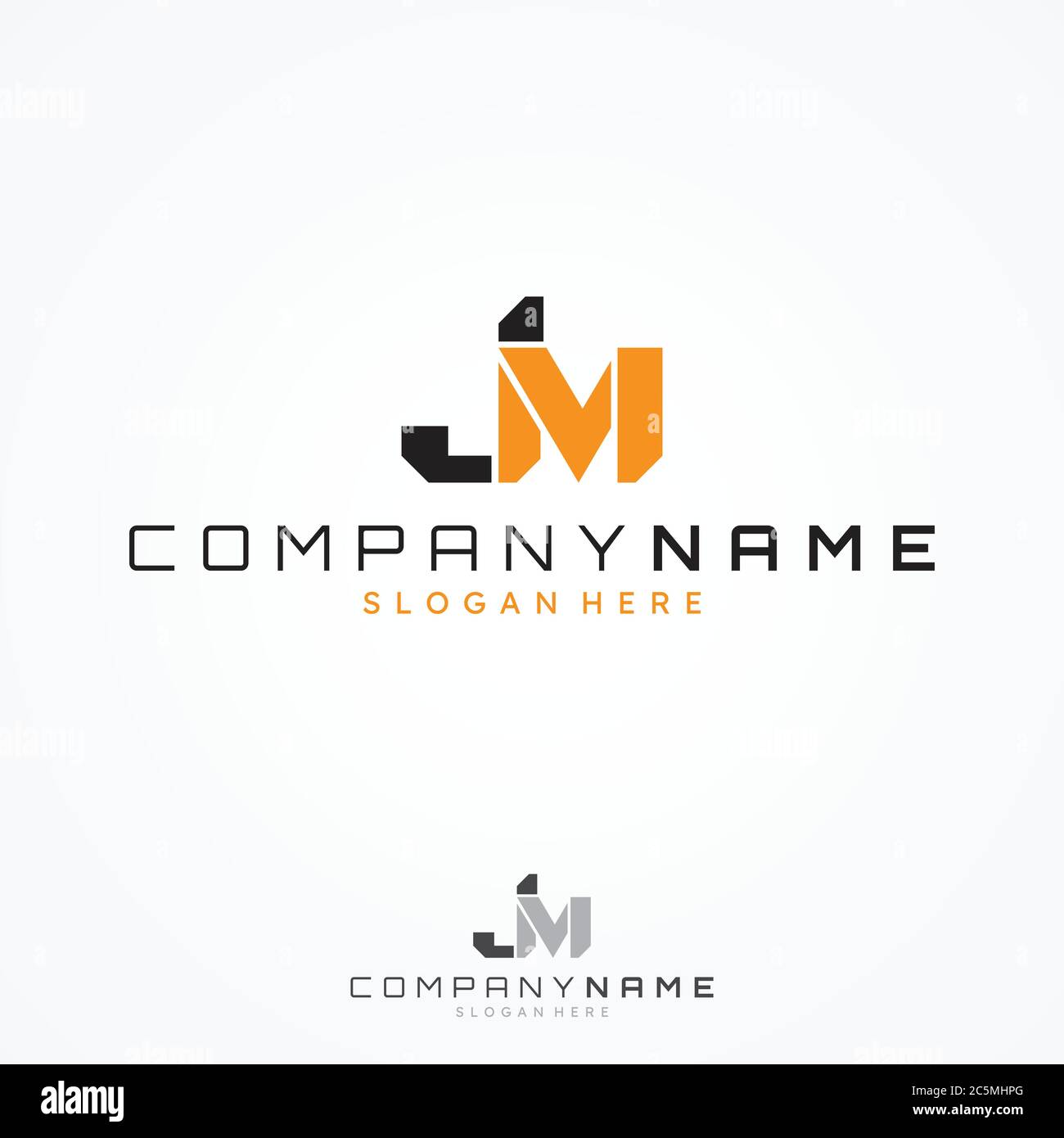 Vector letter JM monogram symbol design minimalist. JM letter for your ...