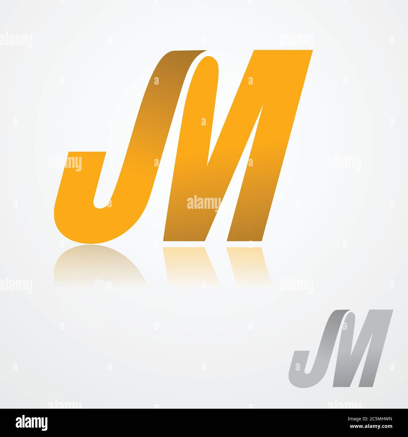 Vector letter JM monogram symbol design minimalist. JM letter for your ...