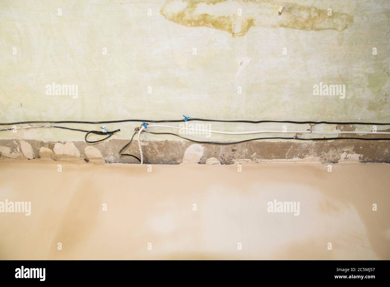 Repair work in the apartment. Concept of home improvement or renovate ...