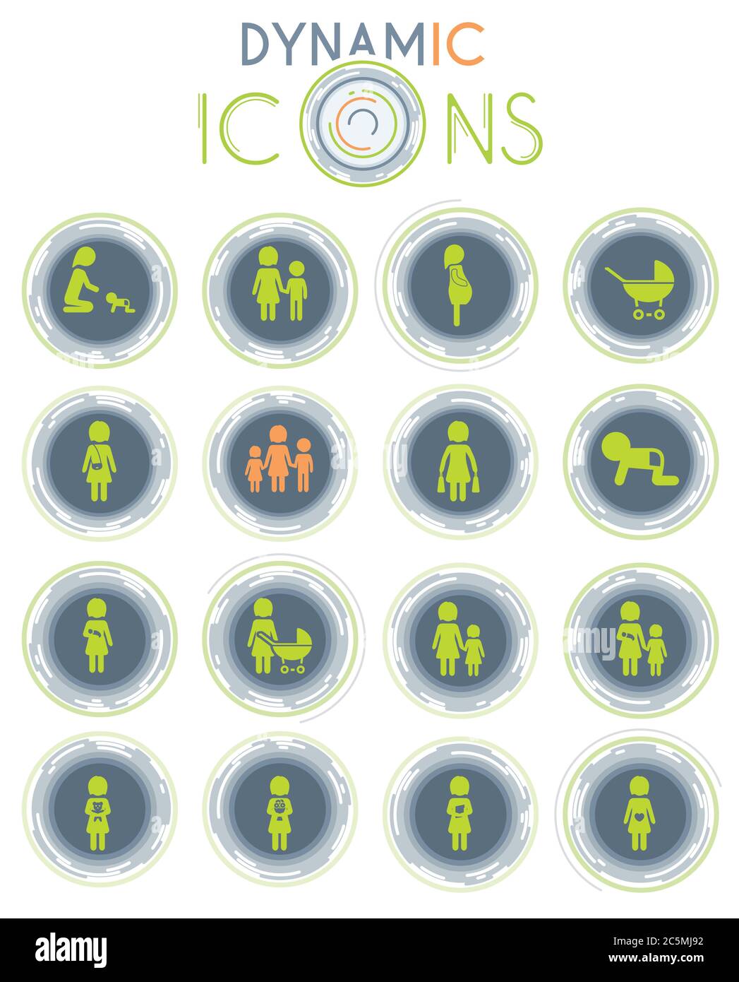 People and family dynamic icons Stock Vector Image & Art - Alamy
