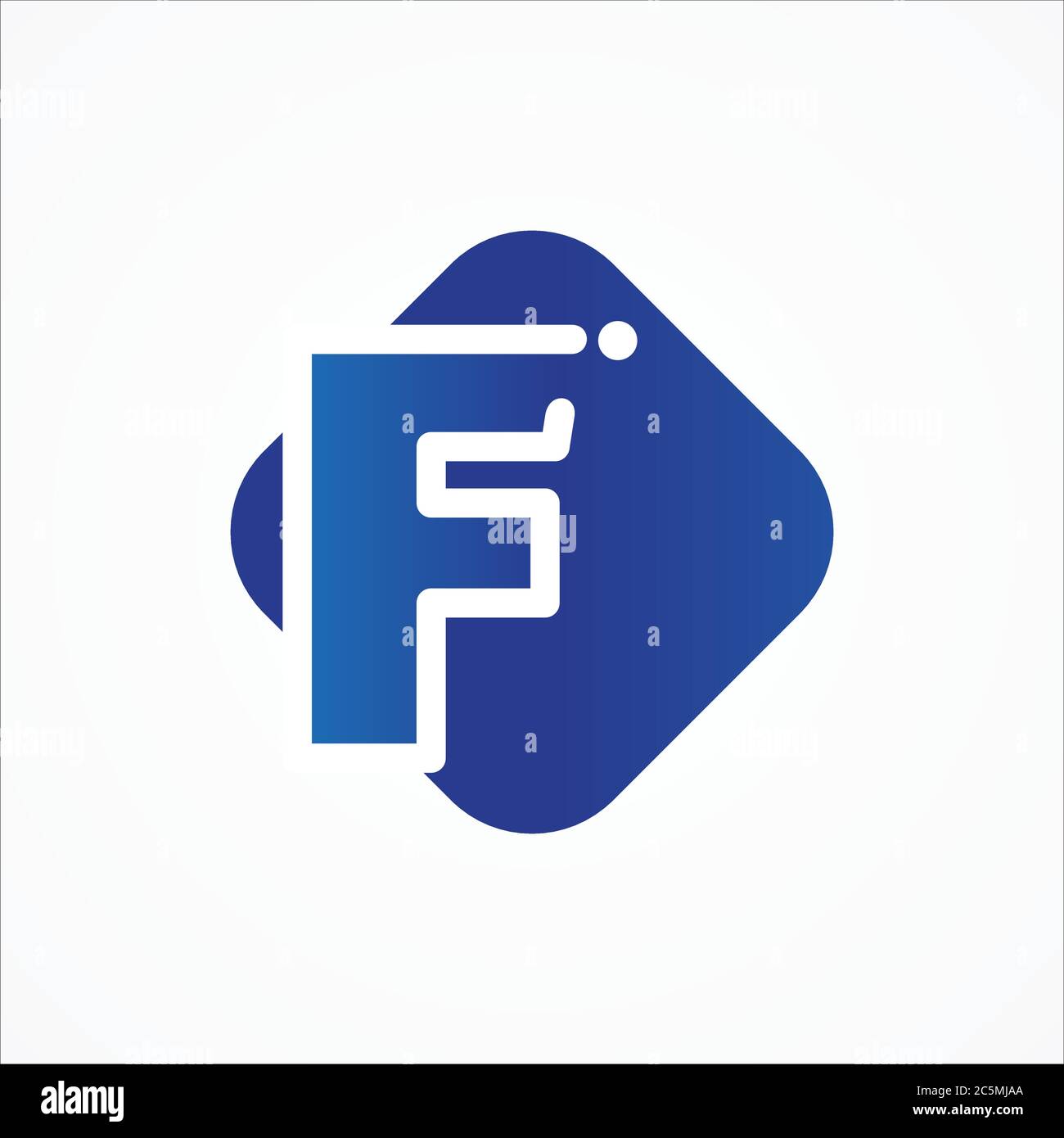 Vector square symbol letter F design minimalist. F letter for your best ...