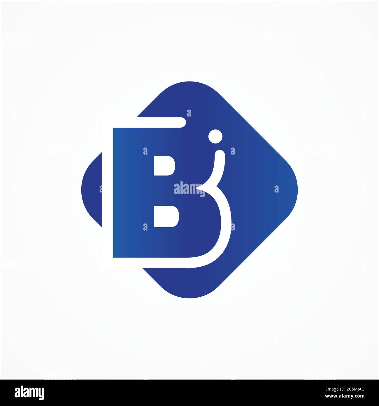 Vector square symbol letter B design minimalist. B letter for your best ...