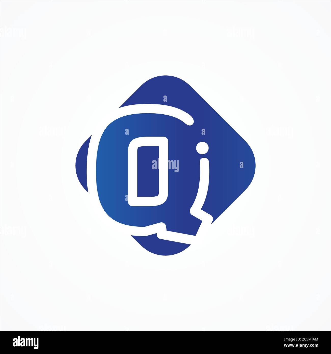 Vector square symbol letter Q design minimalist. Q letter for your best ...