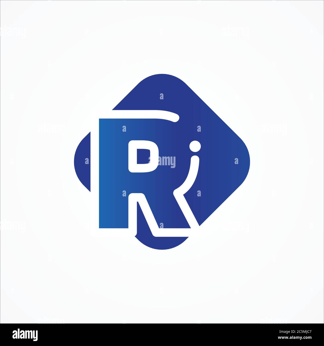 Vector square symbol letter R design minimalist. R letter for your best ...
