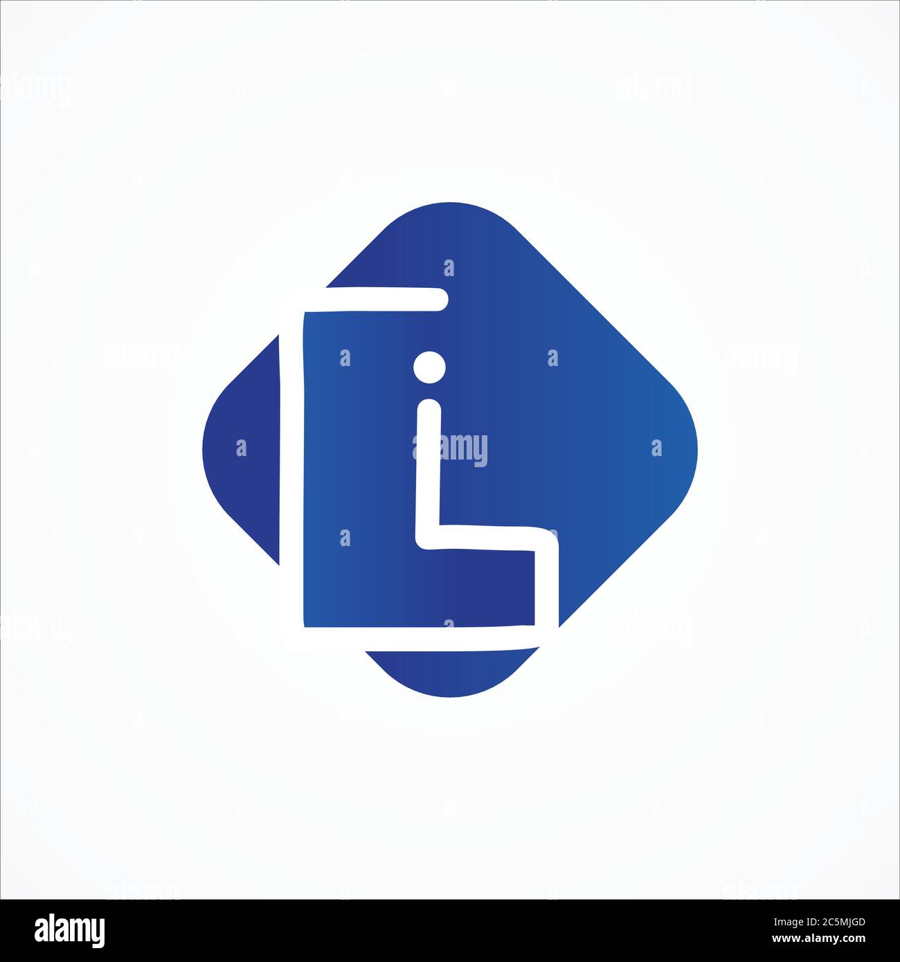 Vector square symbol letter L design minimalist. L letter for your best ...