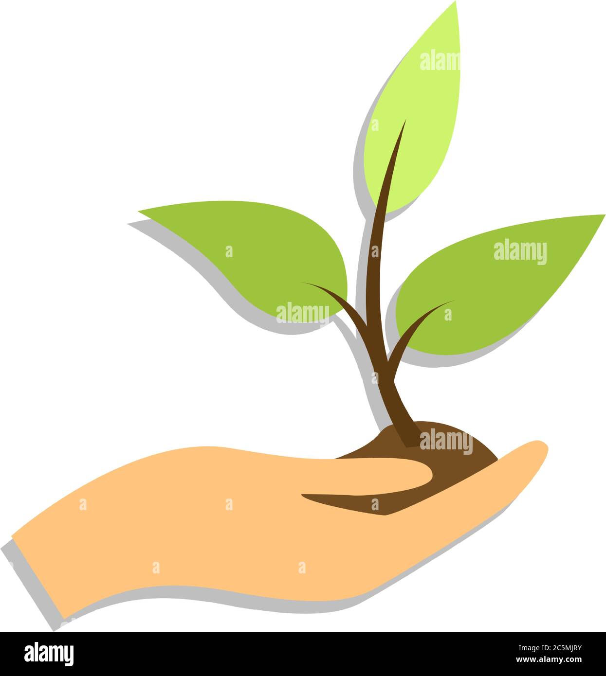 Nurturing hand design Stock Vector Images - Alamy