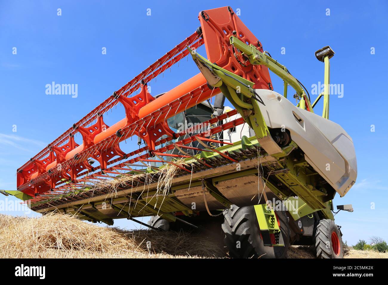 Agricultural cereal harvest, Germany Stock Photo - Alamy