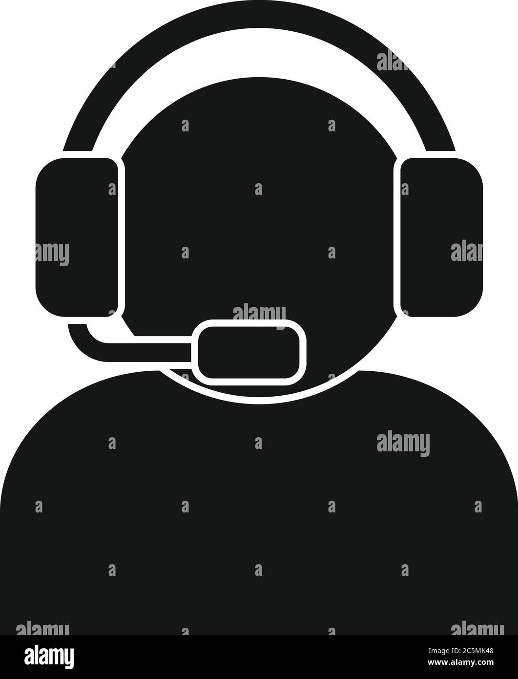 Service helpdesk icon. Simple illustration of service helpdesk vector ...