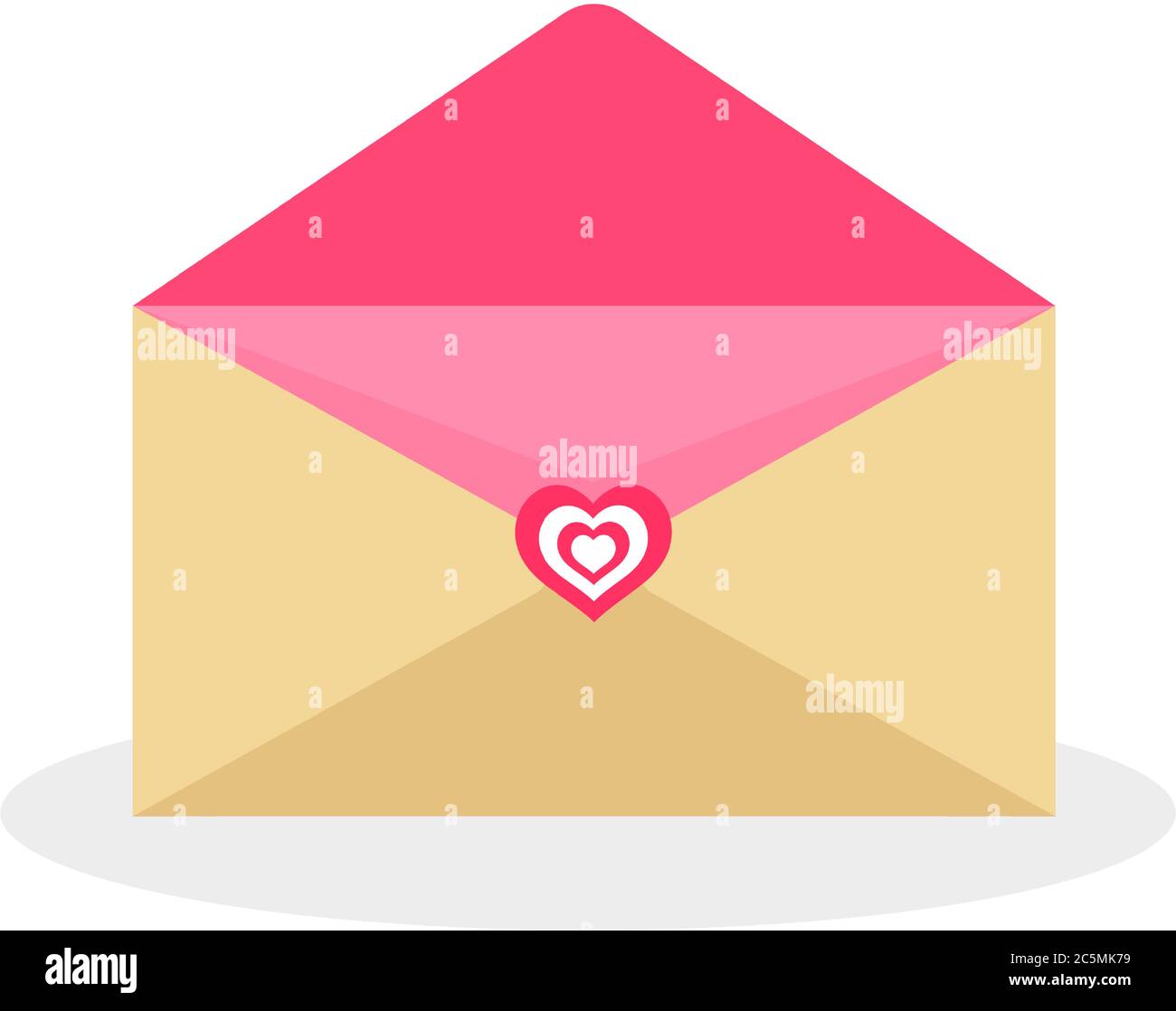 Envelope design valentines Stock Vector Images - Alamy