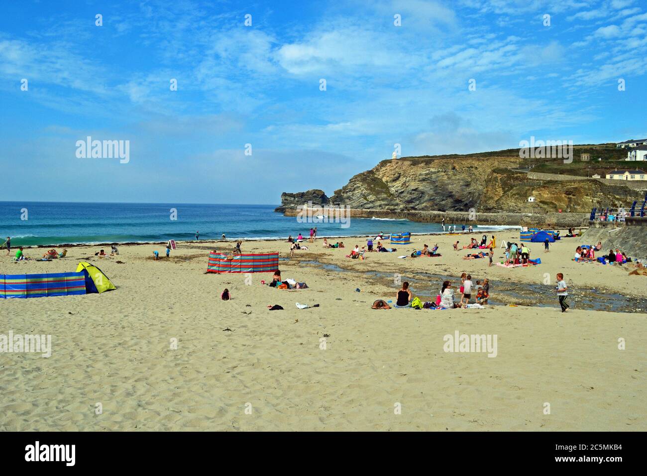 Portreath Beach, Cornwall, UK Stock Photo - Alamy
