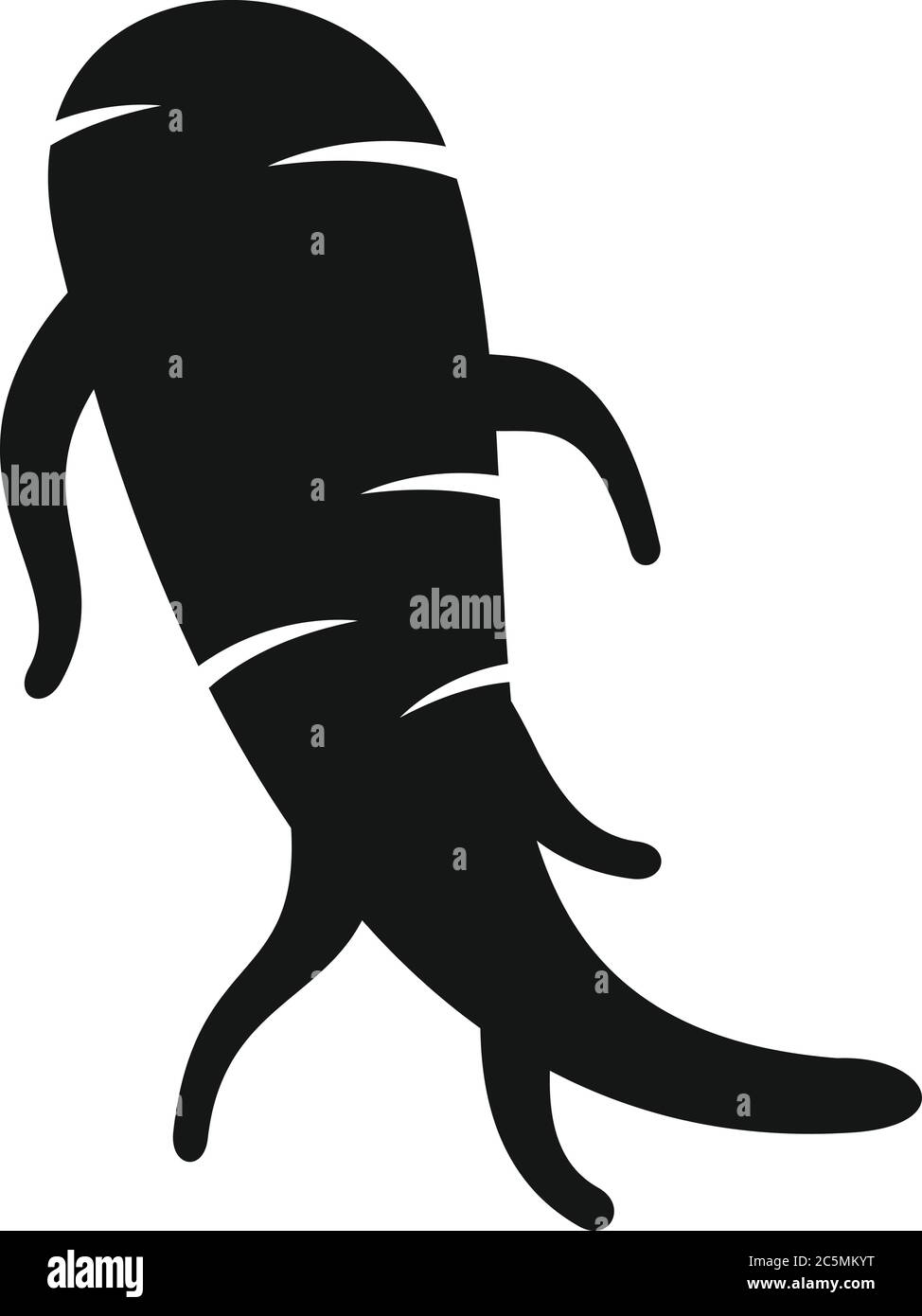 Medicinal root icon. Simple illustration of medicinal root vector icon ...