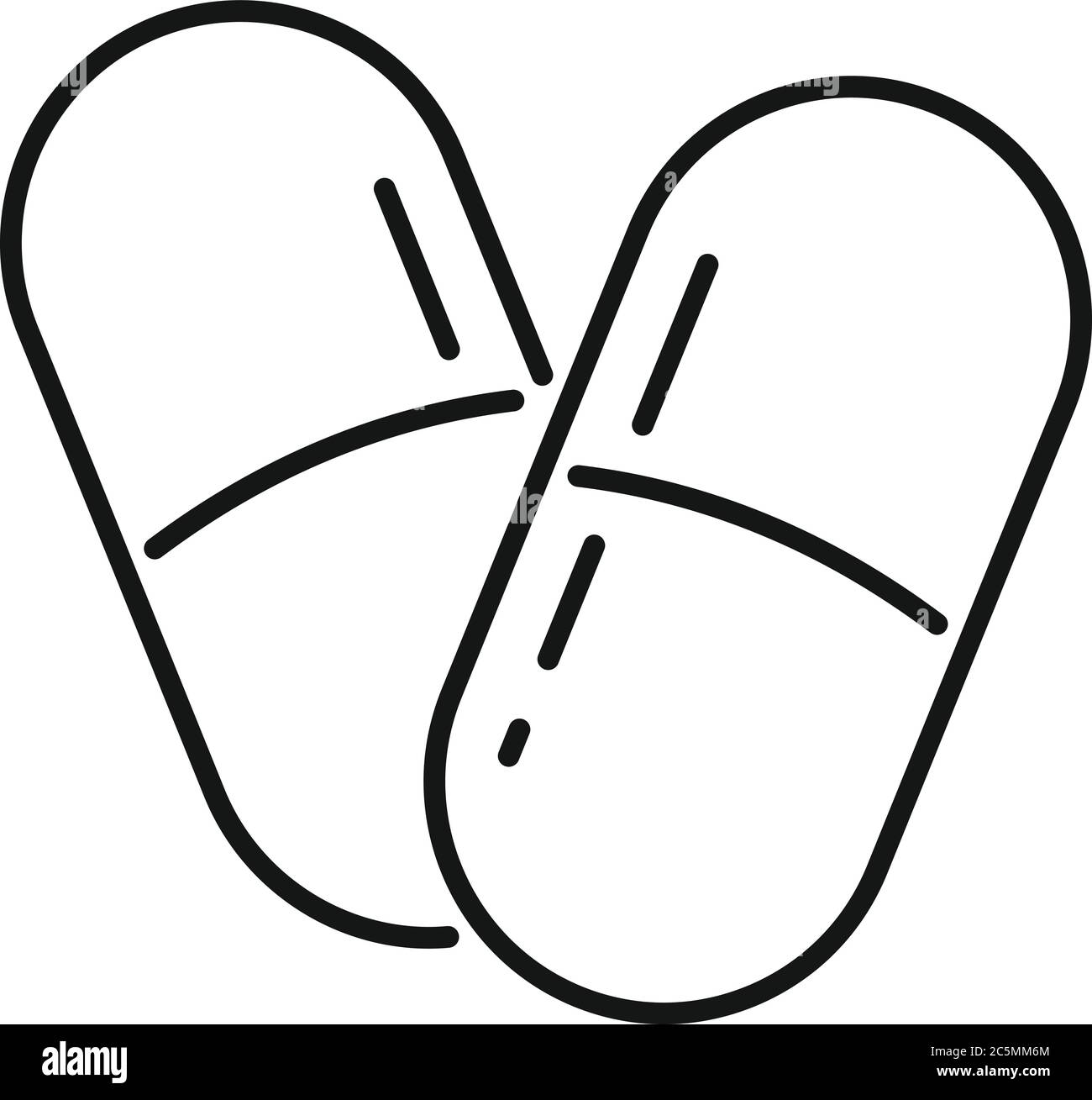 Endocrinologist capsule icon. Outline endocrinologist capsule vector ...